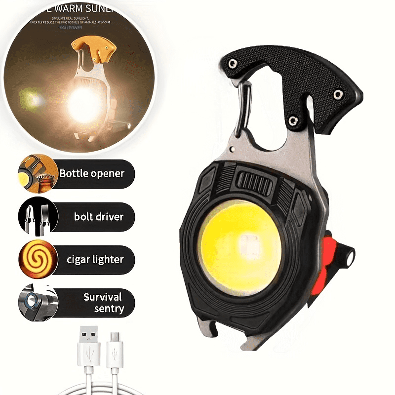 2 pack Portable Outdoor Strong Mini Lighter Multifunctional Floodlight ...