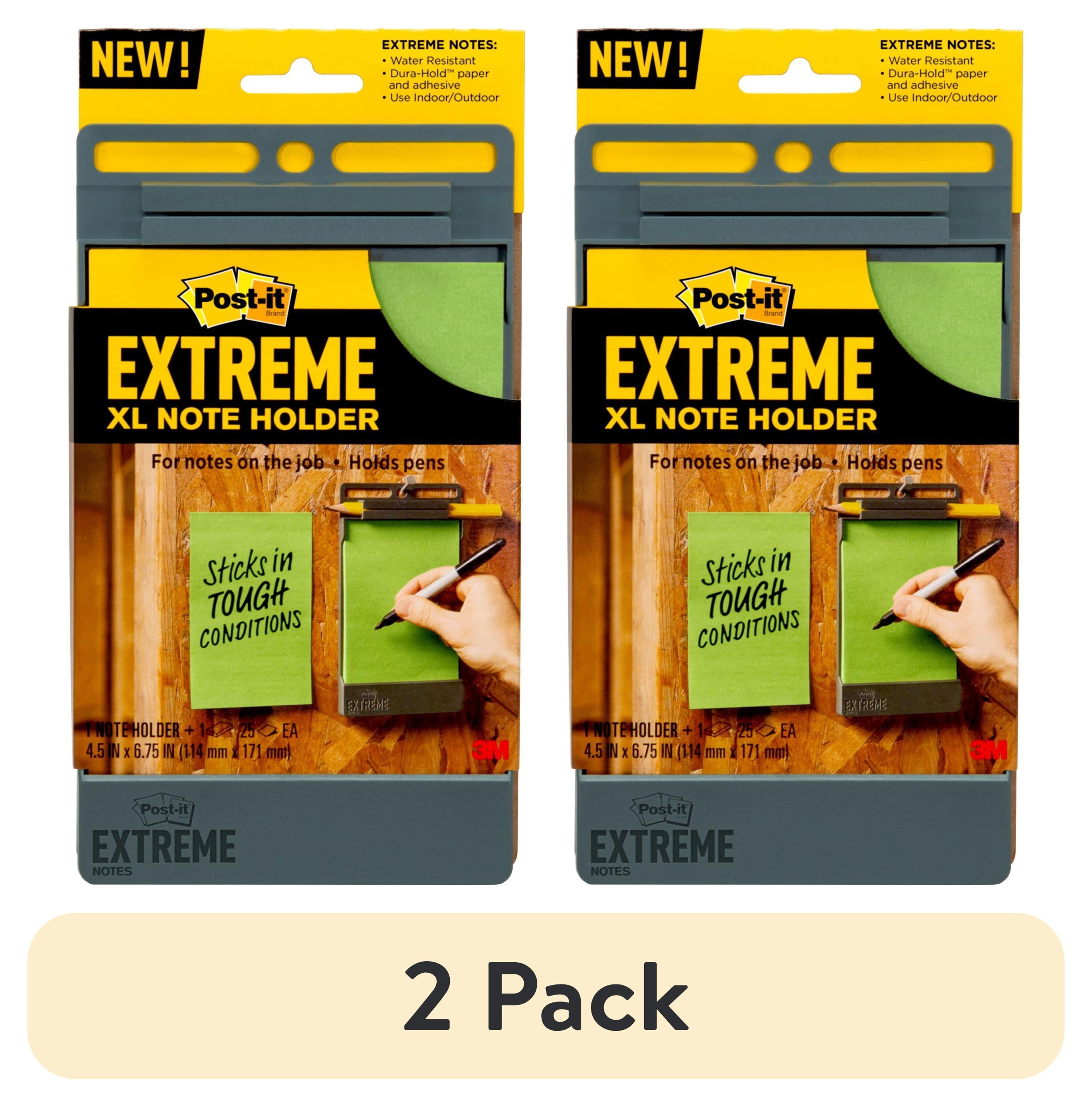 (2 pack) Post-it®, MMMXT456HOLDER, Extreme XL Notes, 1 Each, Green ...