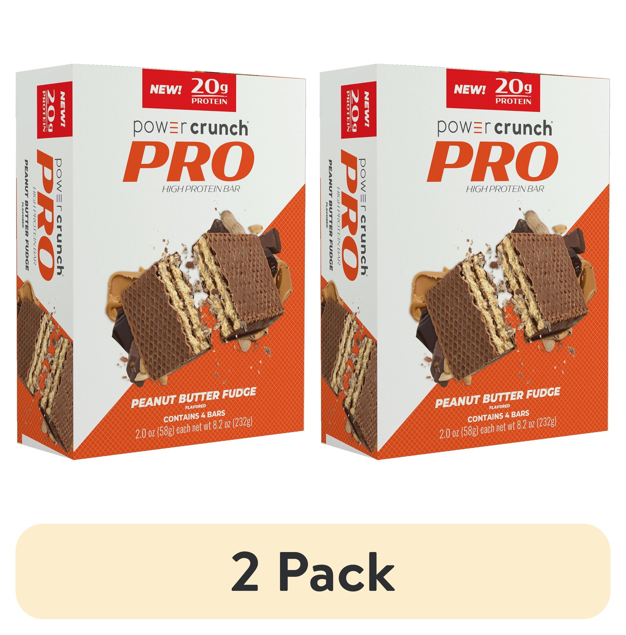 (2 pack) Power Crunch PRO High DH Hydrolyzed Whey Protein Bar, Peanut ...