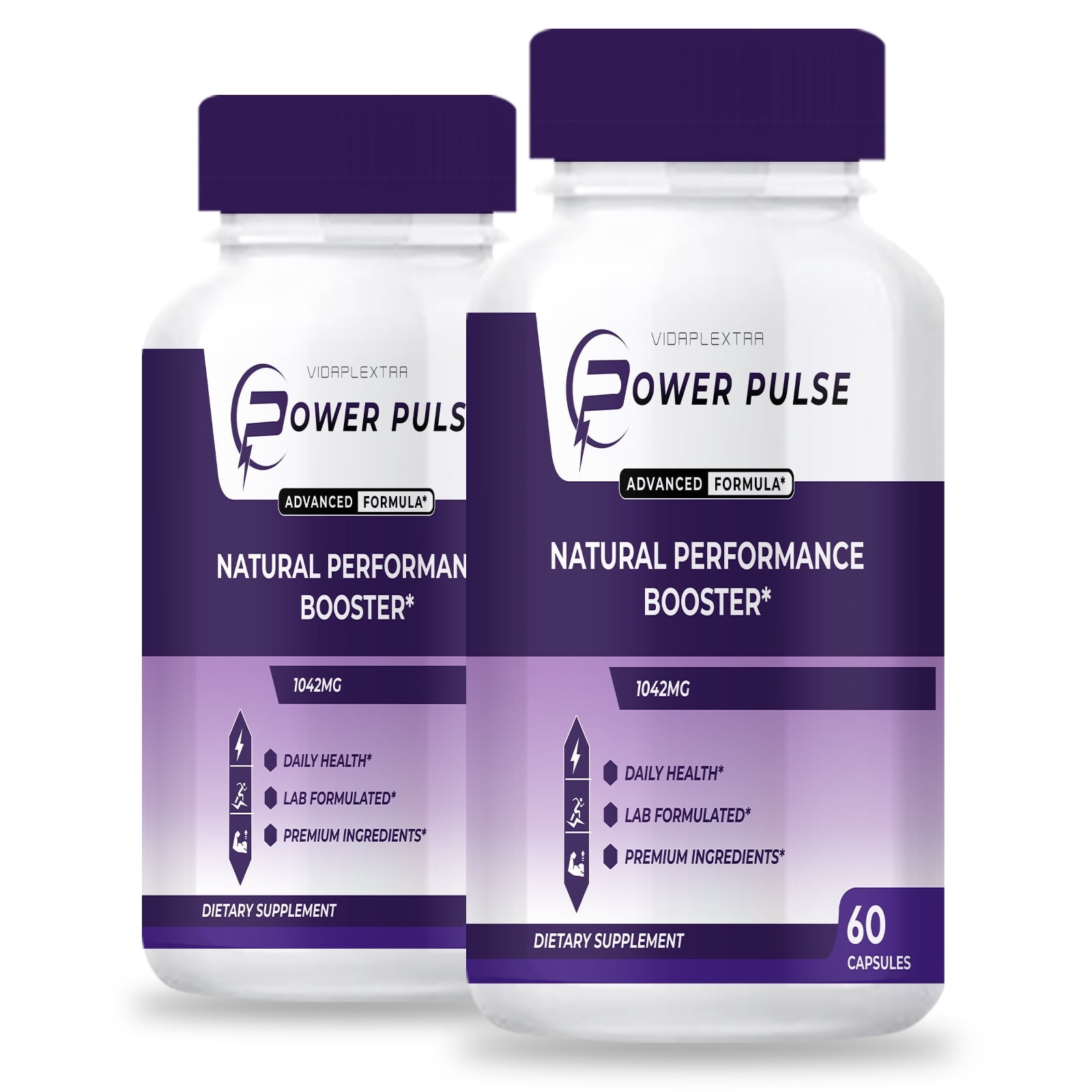 (2 pack) Power Pulse Capsules - Power Pulse Male Capsules - Walmart.com