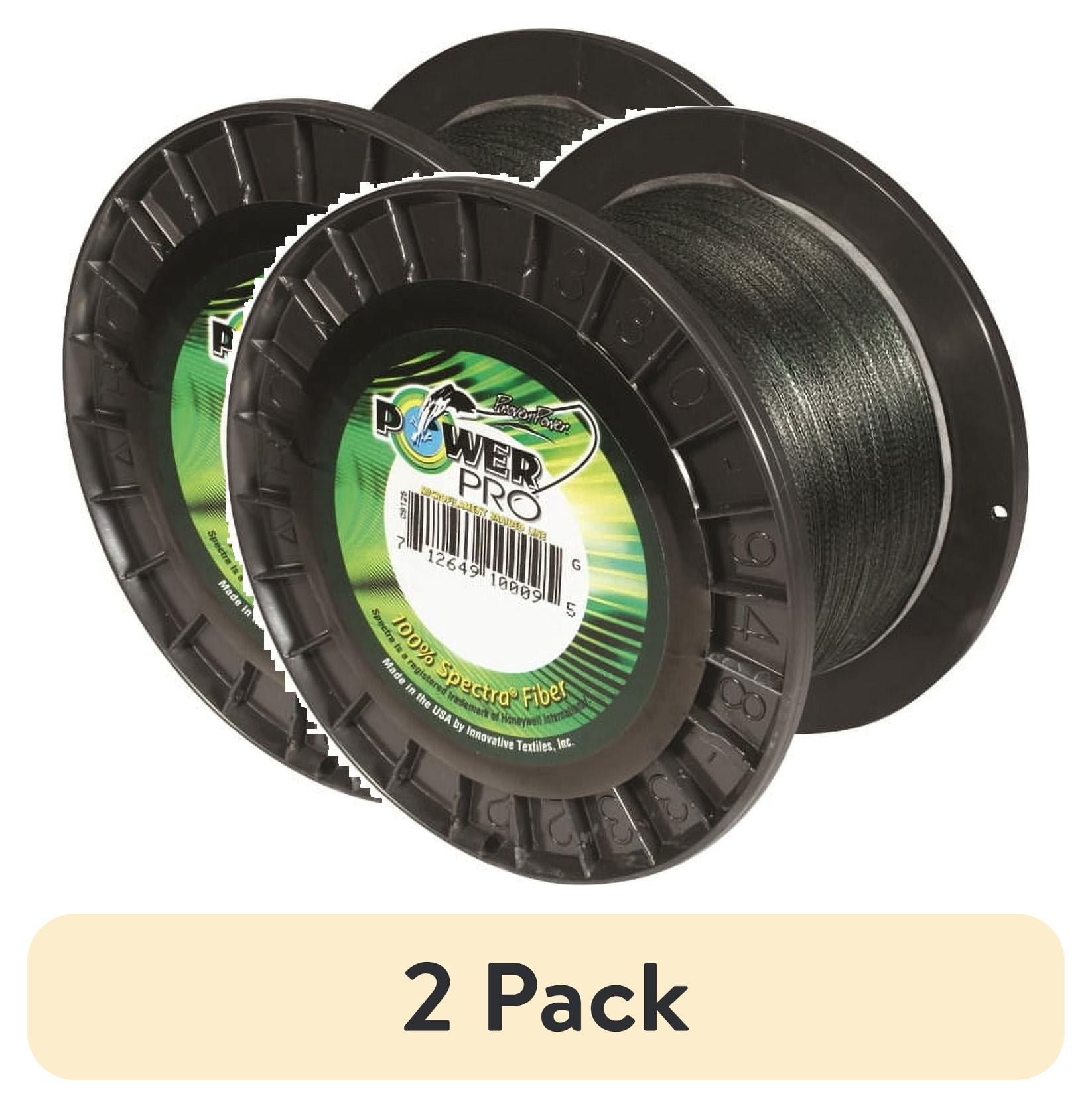 (2 pack) PowerPro Braided Fishing Line, 65Lb X 1500Yd Grn ...