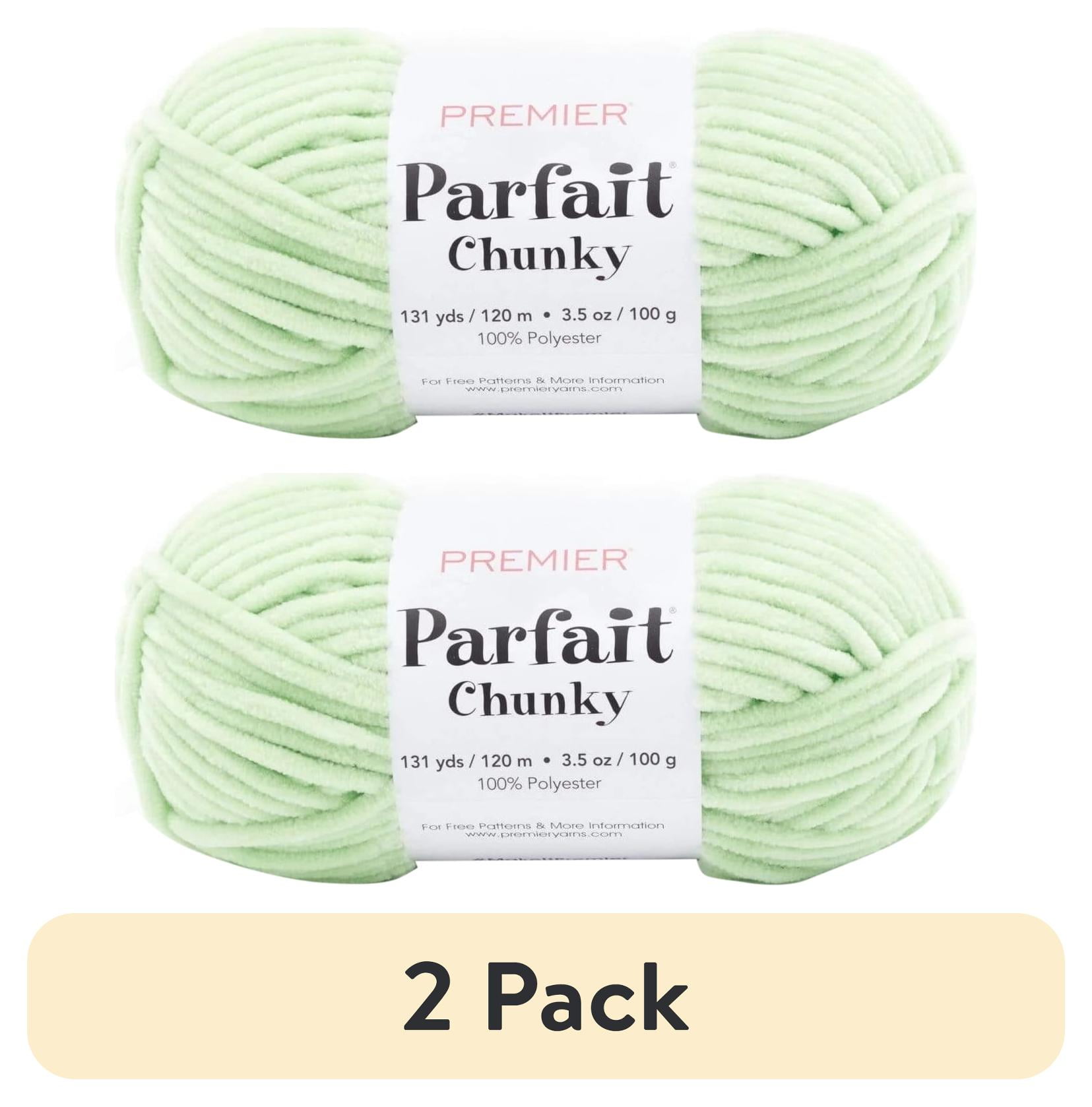(2 pack) Premier Parfait Chunky Yarn, Super Bulky Chenille Yarn, Ideal ...