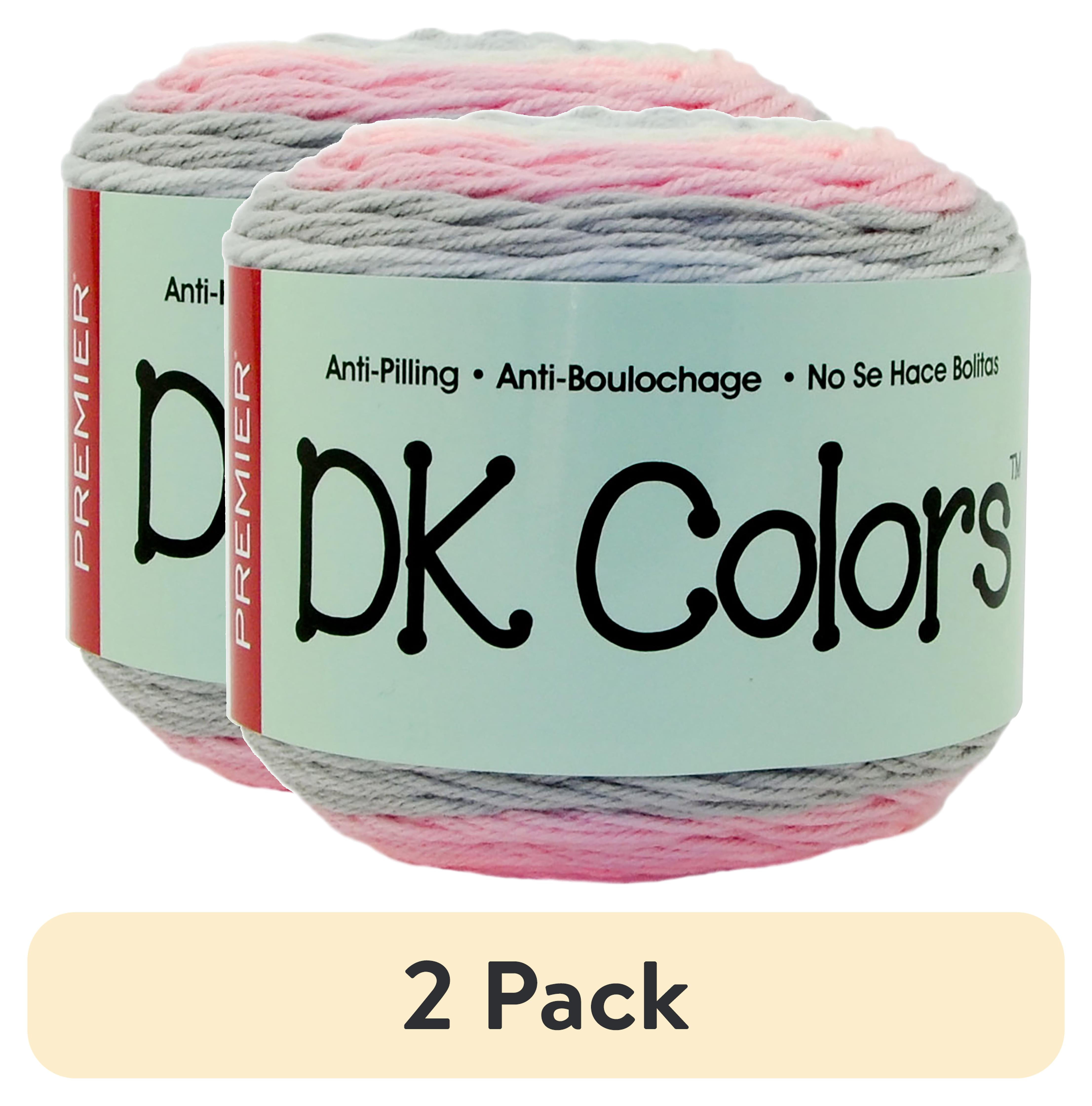 (2 pack) Premier Yarns DK Colors-Tiara - Walmart.com