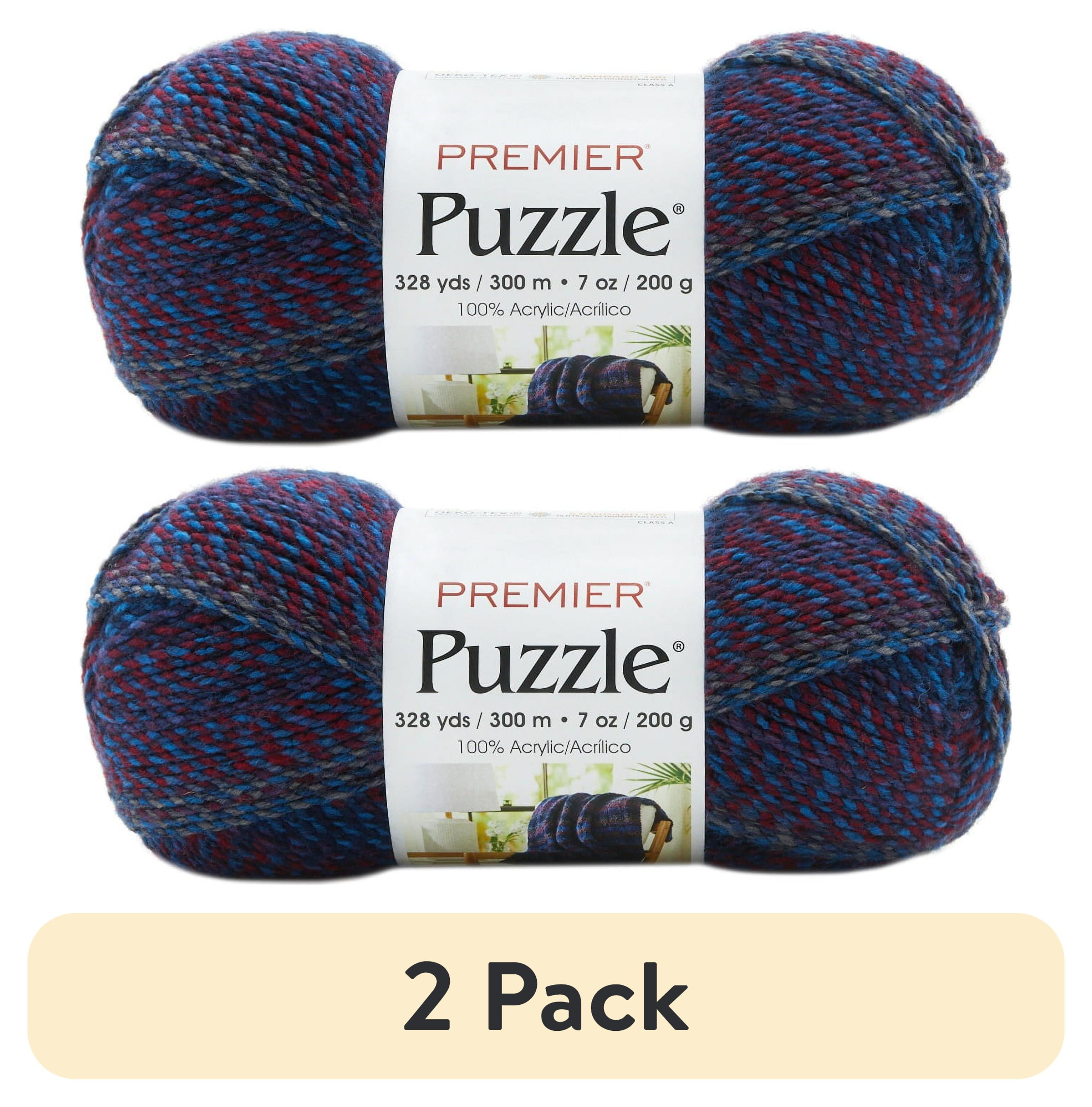 (2 pack) Premier Yarns - Puzzle Yarn - Backgammon - 7oz 328yds - 5 ...