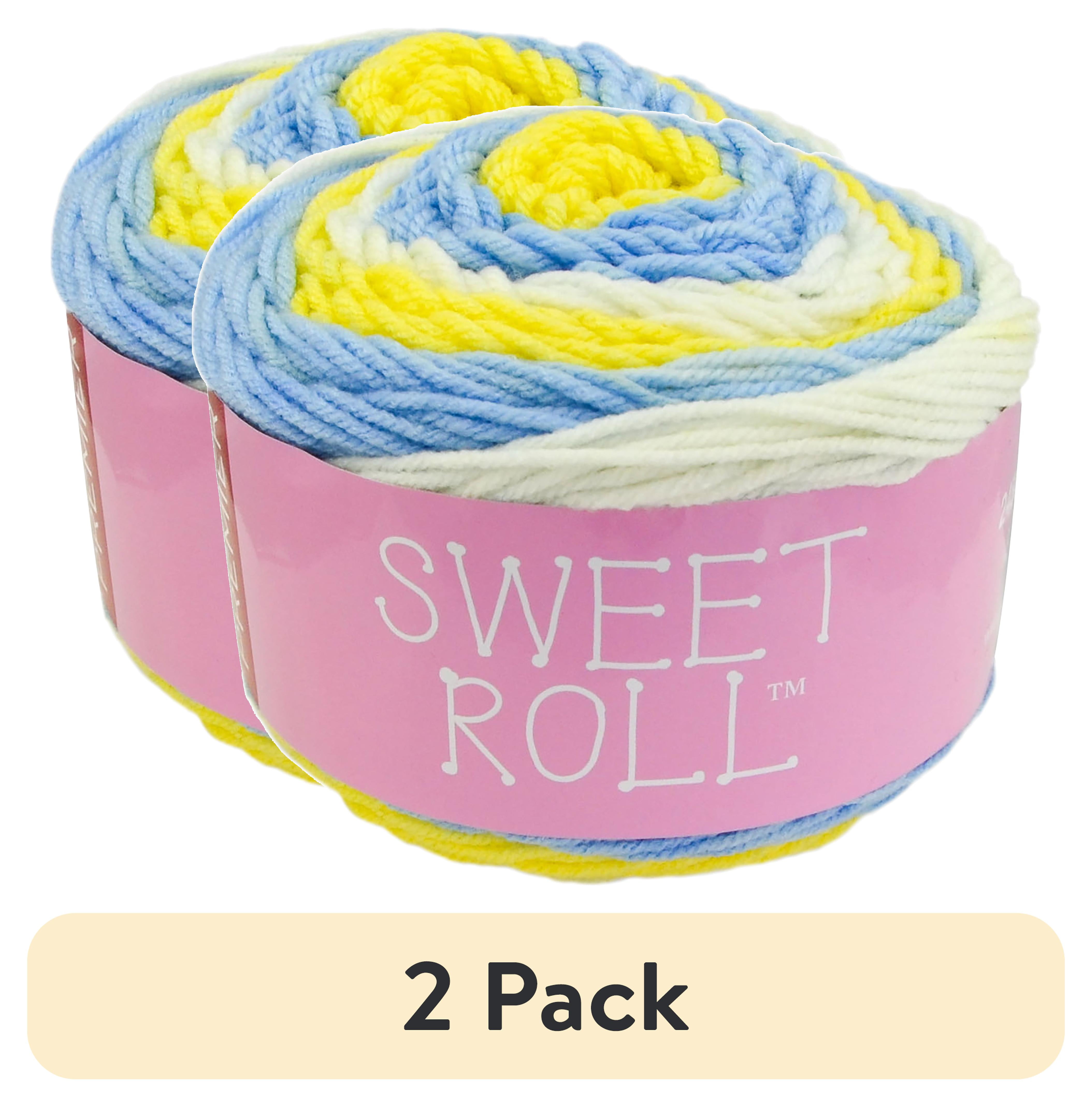 (2 pack) Premier Yarns Sweet Roll Yarn-Taffy Pop - Walmart.com