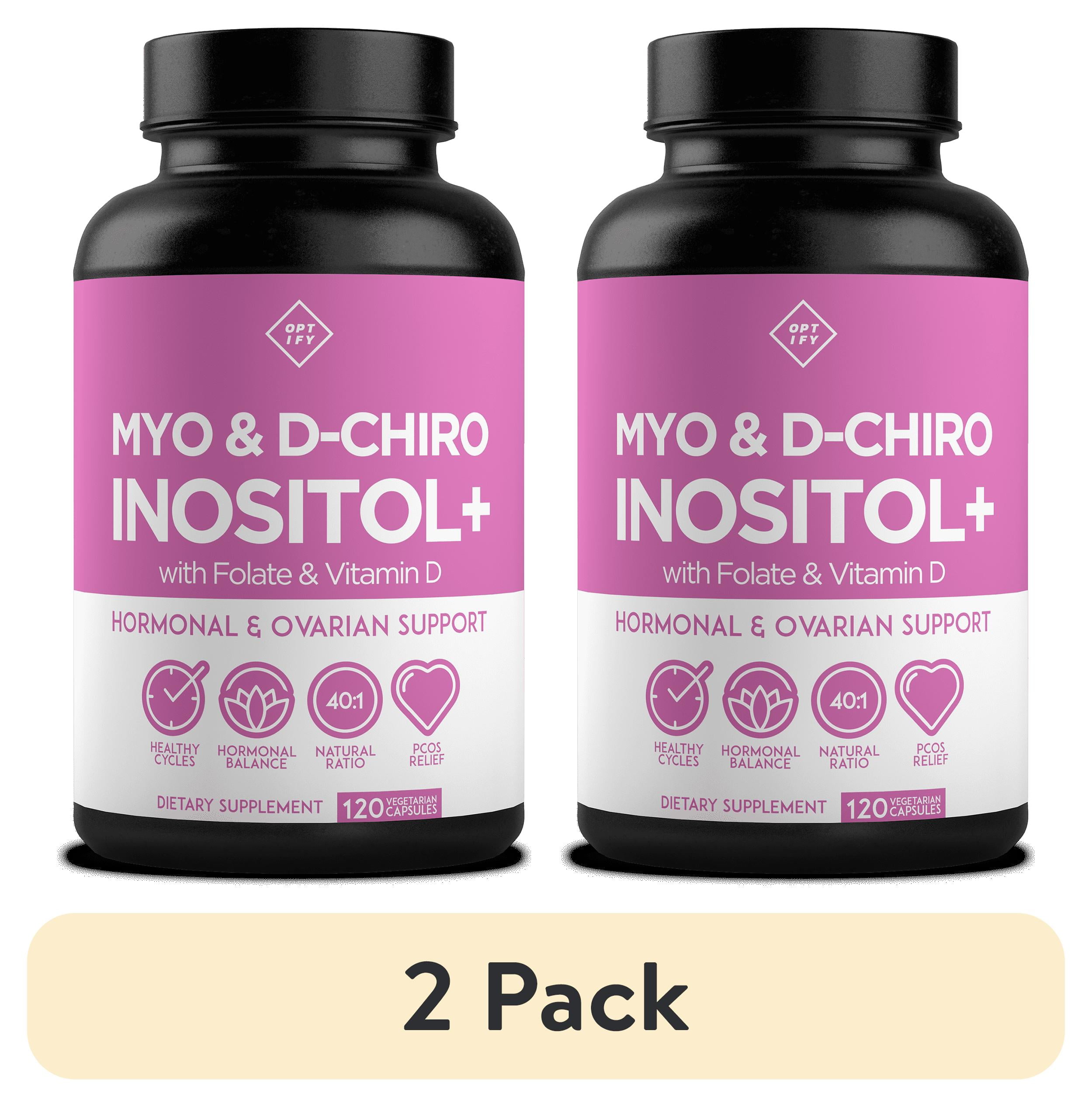 (2 pack) Premium Inositol Supplement - Myo-Inositol and D-Chiro ...