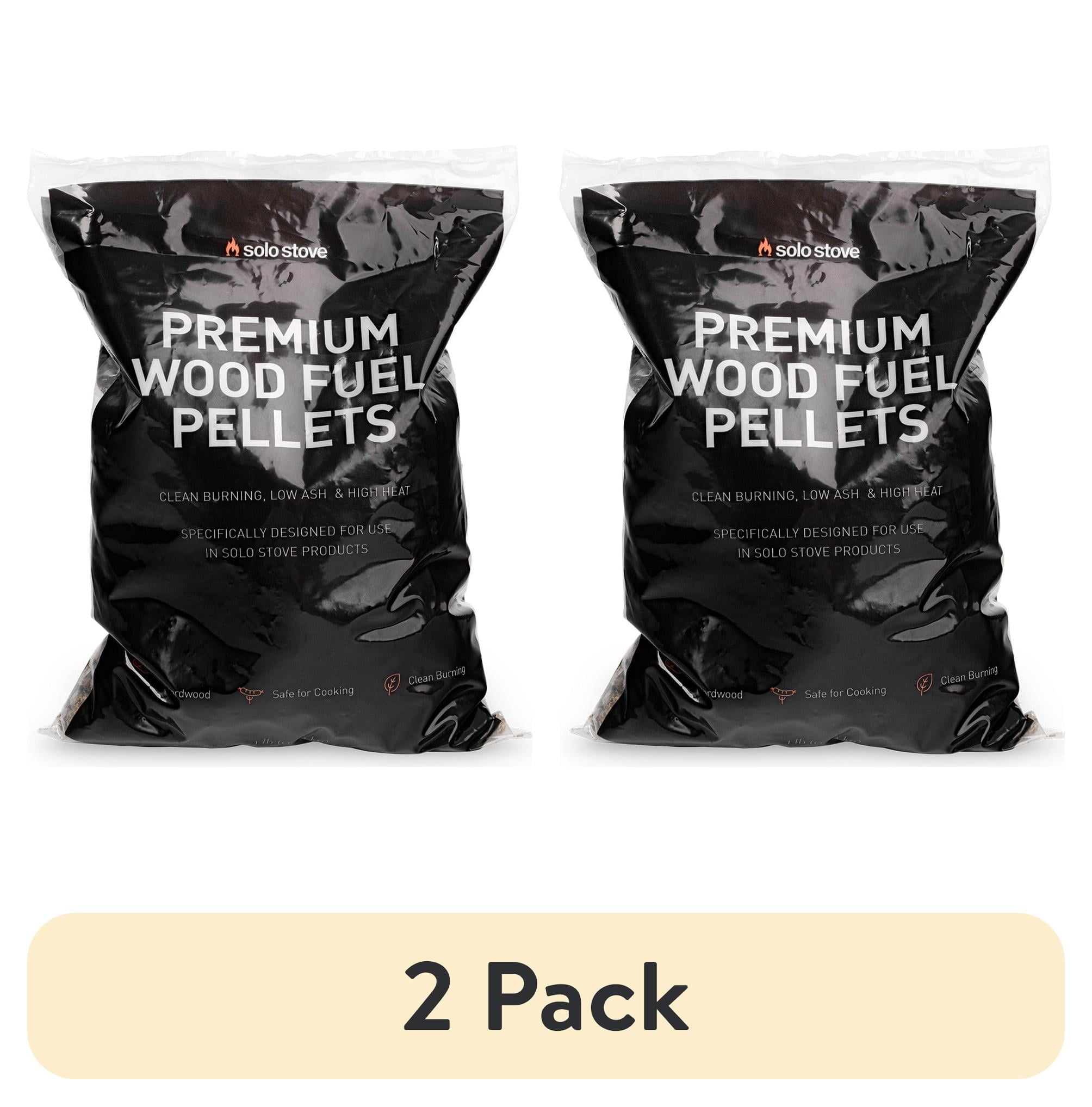 (2 pack) Premium Wood Fuel Pellets 1lb Bag - Walmart.com