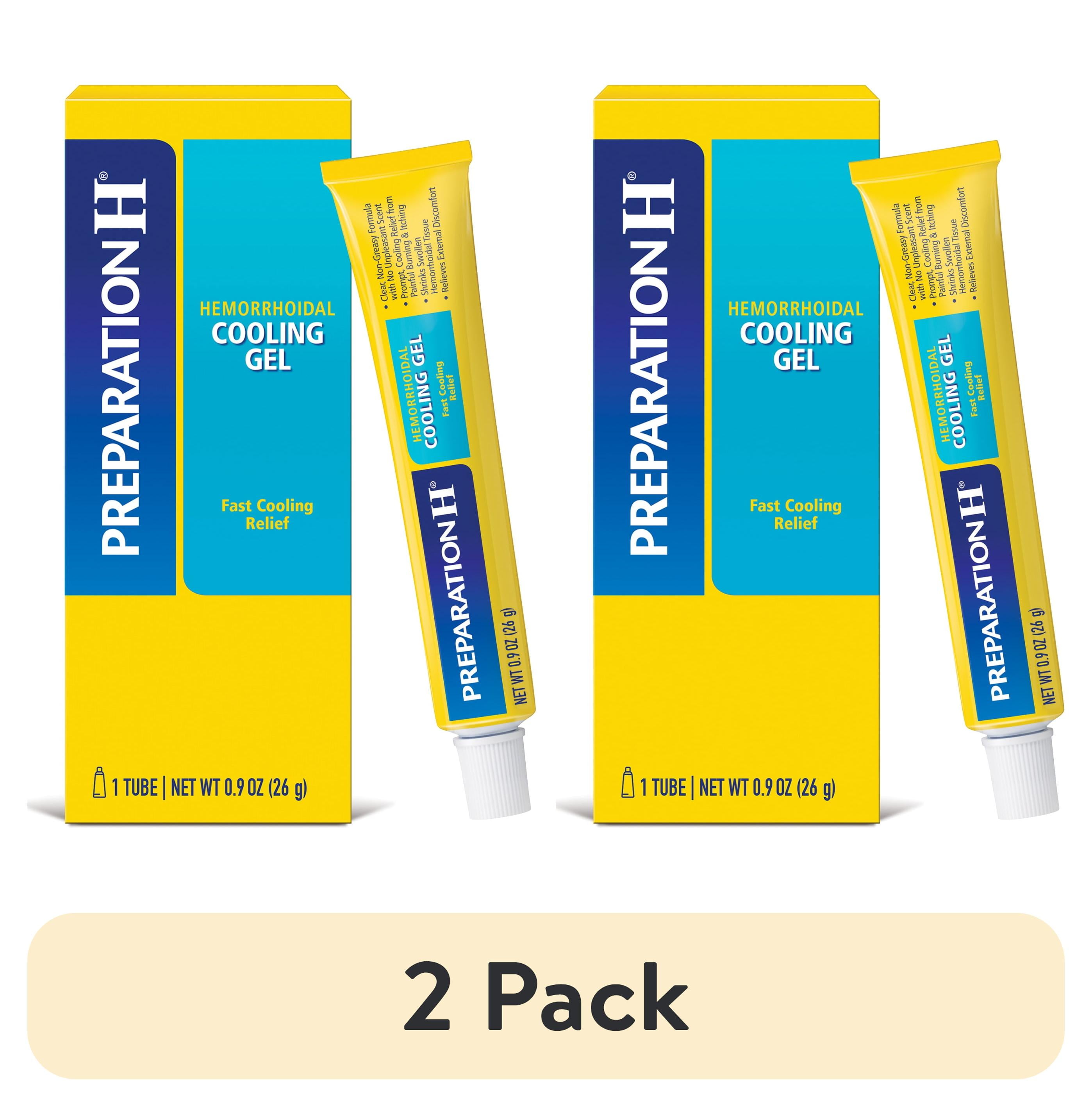 (2 pack) Preparation H Cooling Gel for Hemorrhoid Relief With Vitamin E ...
