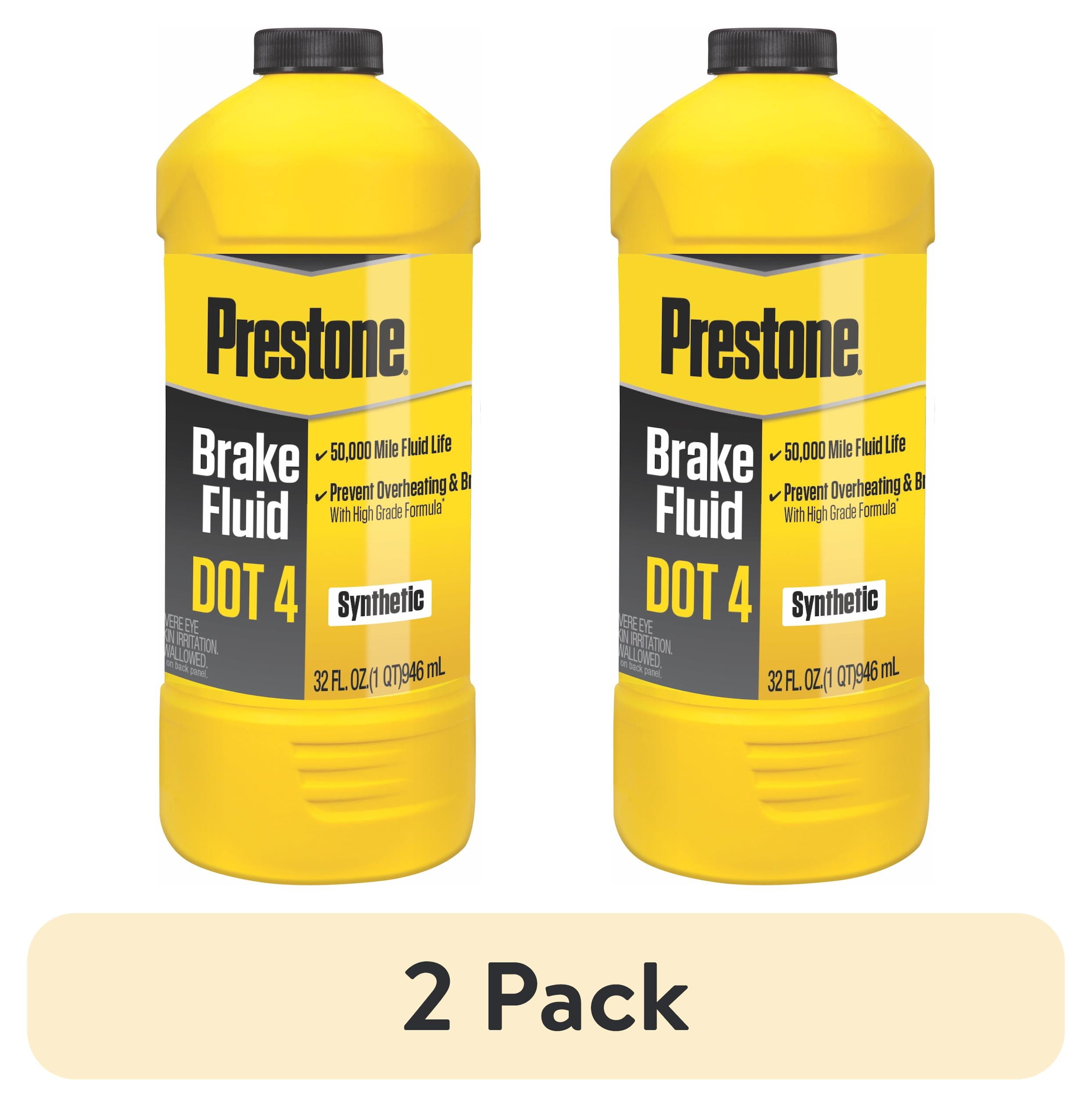 (2 pack) Prestone Dot 4 Brake Fluid 32 fl oz - Walmart.com