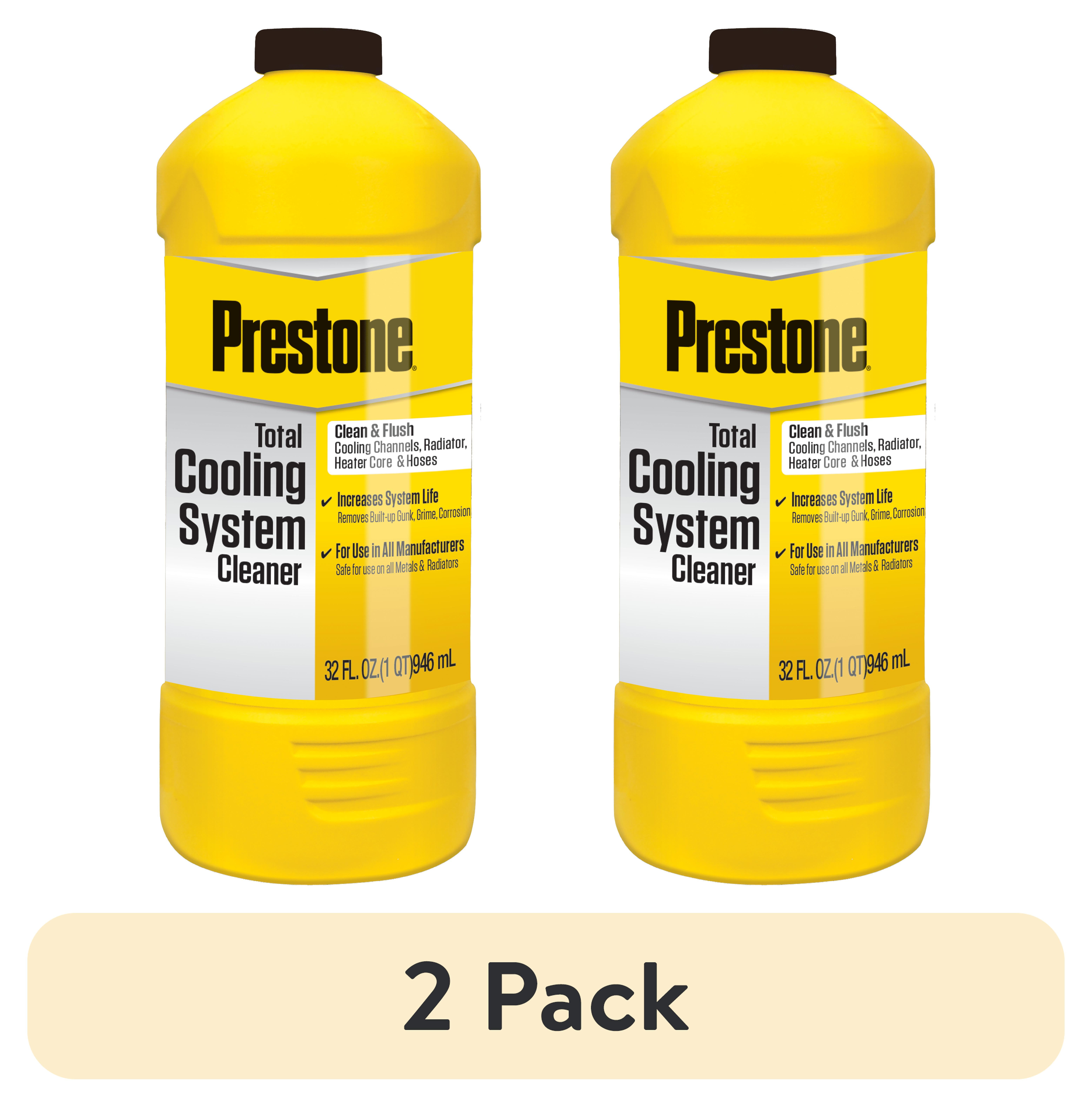 (2 pack) Prestone Total Cooling System Cleaner, Use in All ...