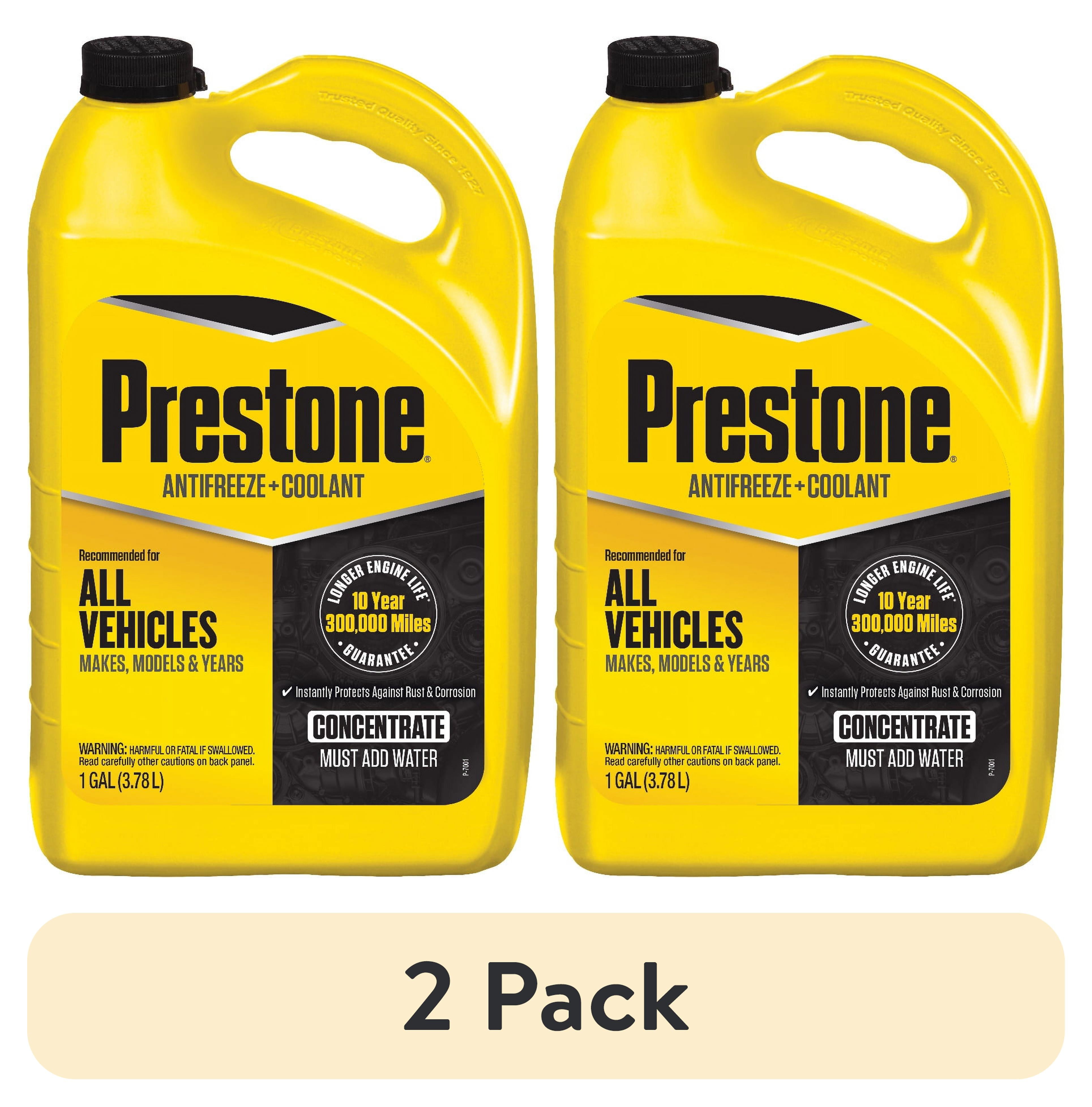 (2 pack) Prestone Universal Antifreeze and Coolant Concentrate for All ...
