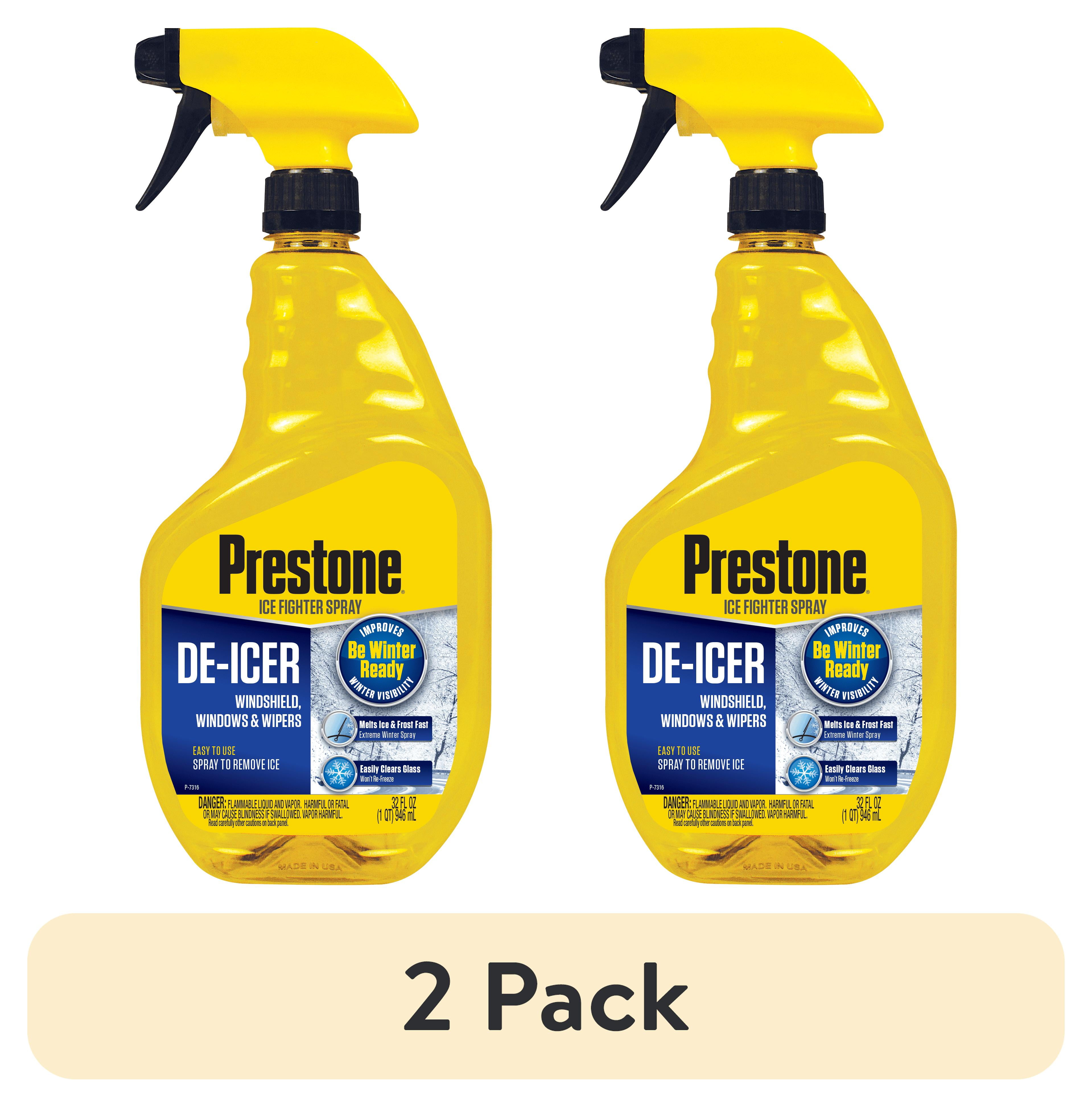(2 pack) Prestone® Windshield Trigger De-Icer 32 oz - Walmart.com
