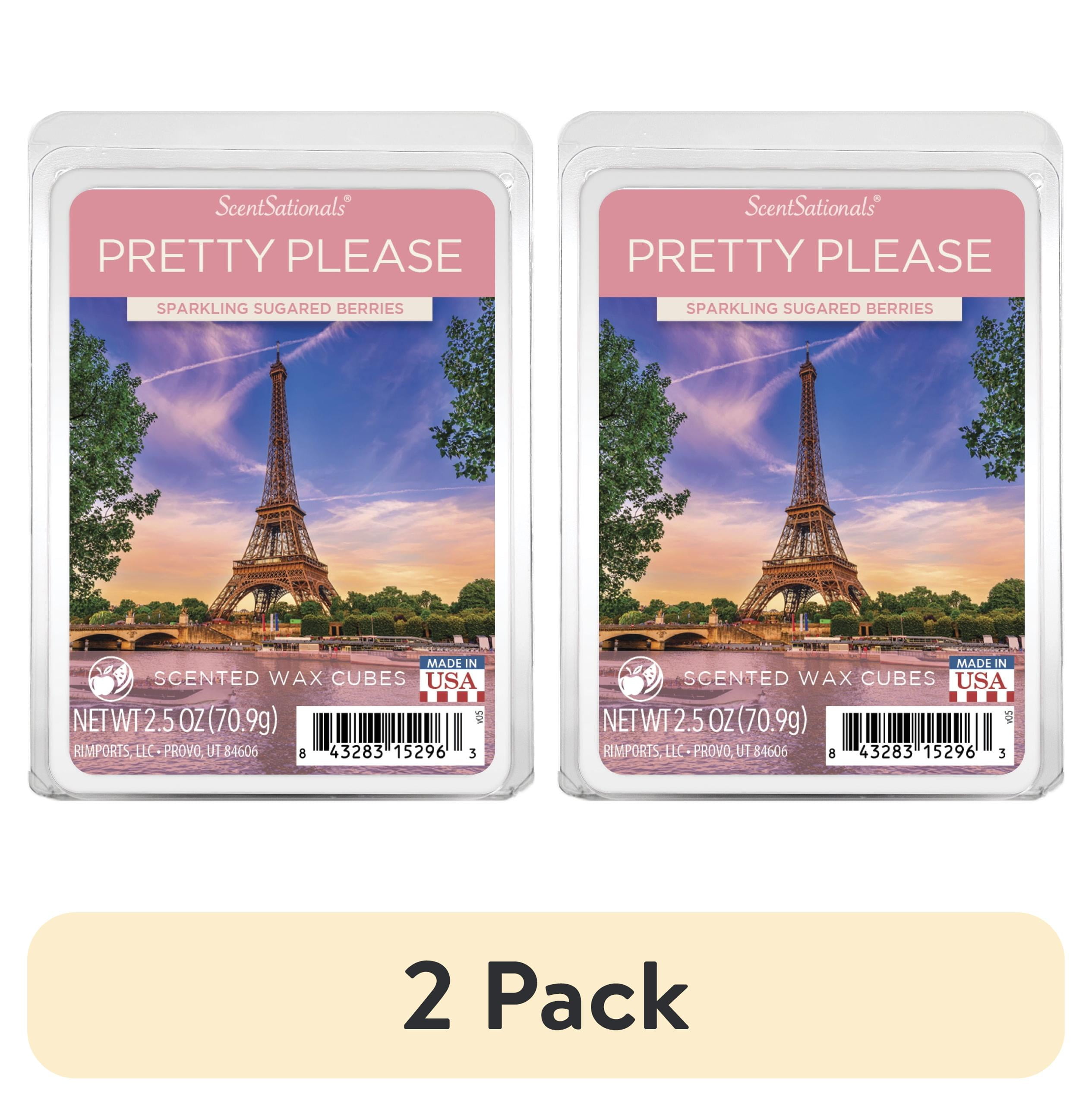 ScentSationals Pretty Please Scented Wax Melts 2.5oz 2 Pack Fragrance ...