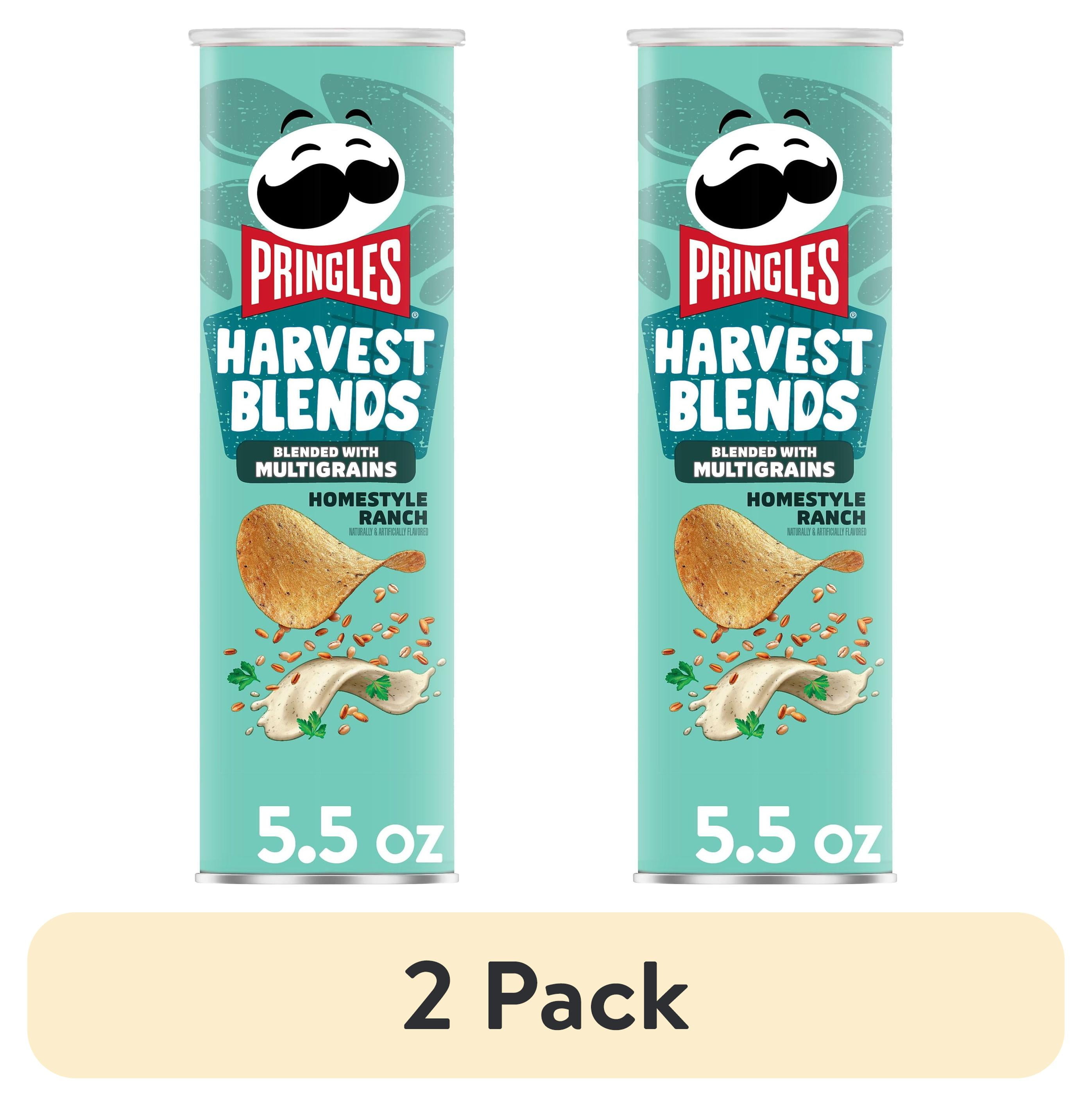 (2 pack) Pringles Harvest Blends Homestyle Ranch Potato Crisps Chips ...