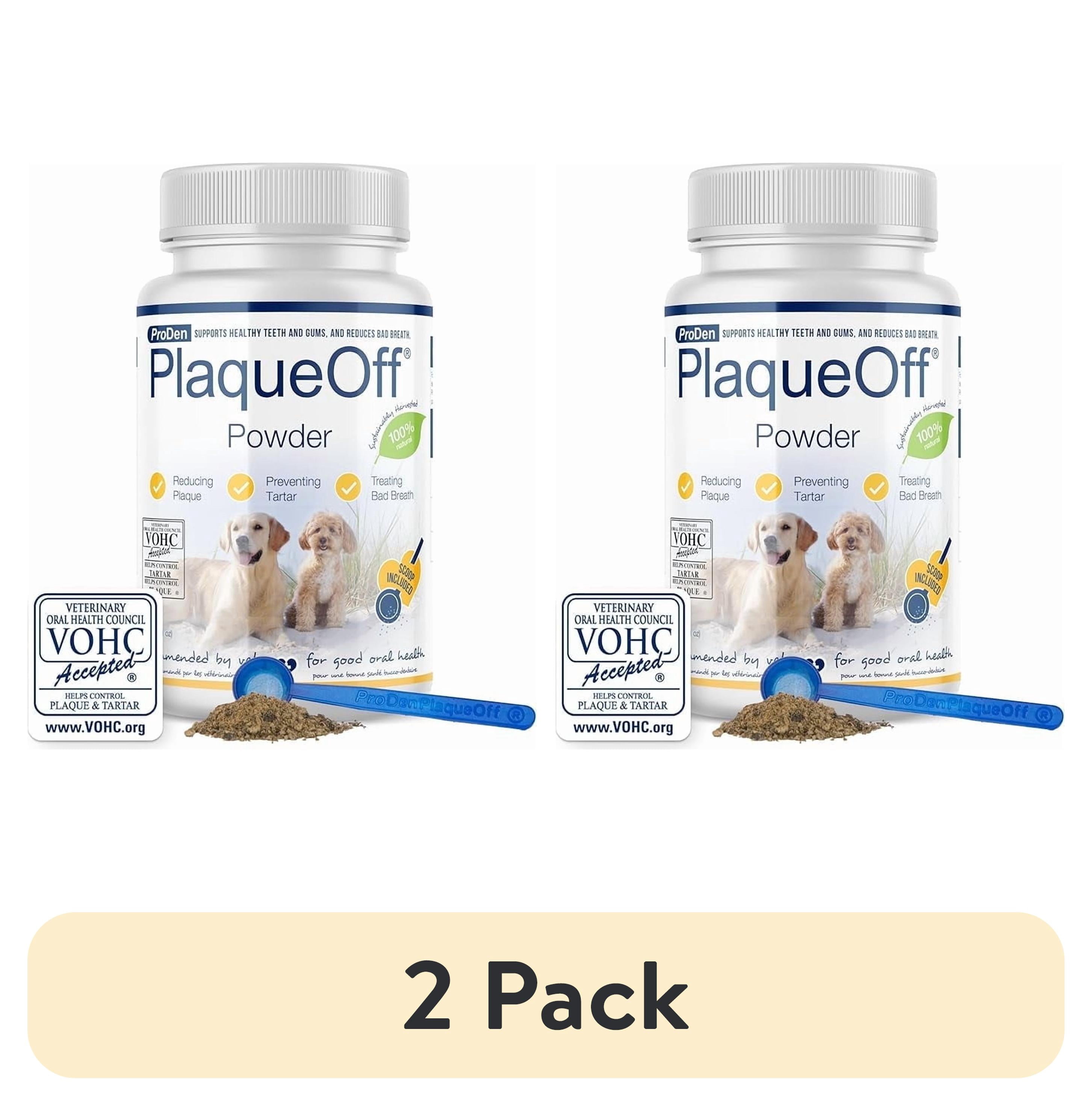 (2 pack) ProDen PlaqueOff Powder for Pets - Cat & Dog Breath Freshener ...