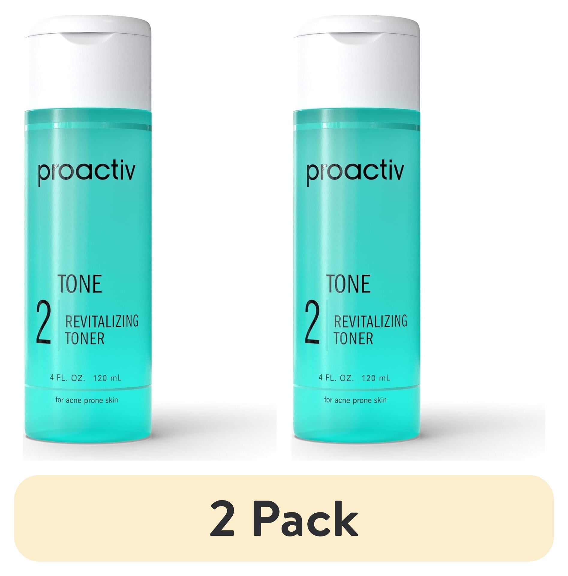 (2 pack) Proactiv Solution Revitalizing Toner, Alcohol Free Toner with Pore Tightening Glycolic ...