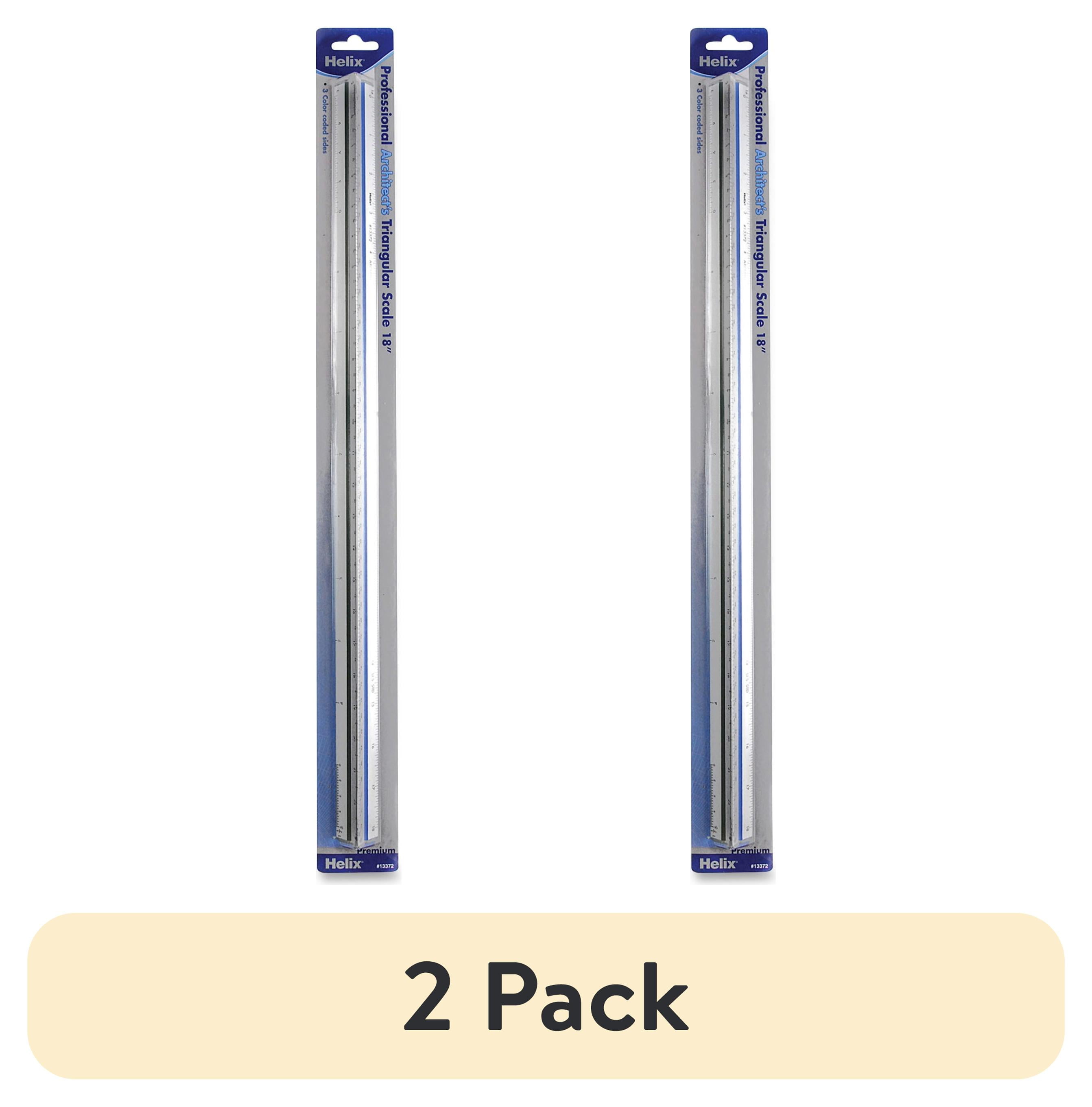 (2 pack) Professional Architects Triangular Scales - Walmart.com