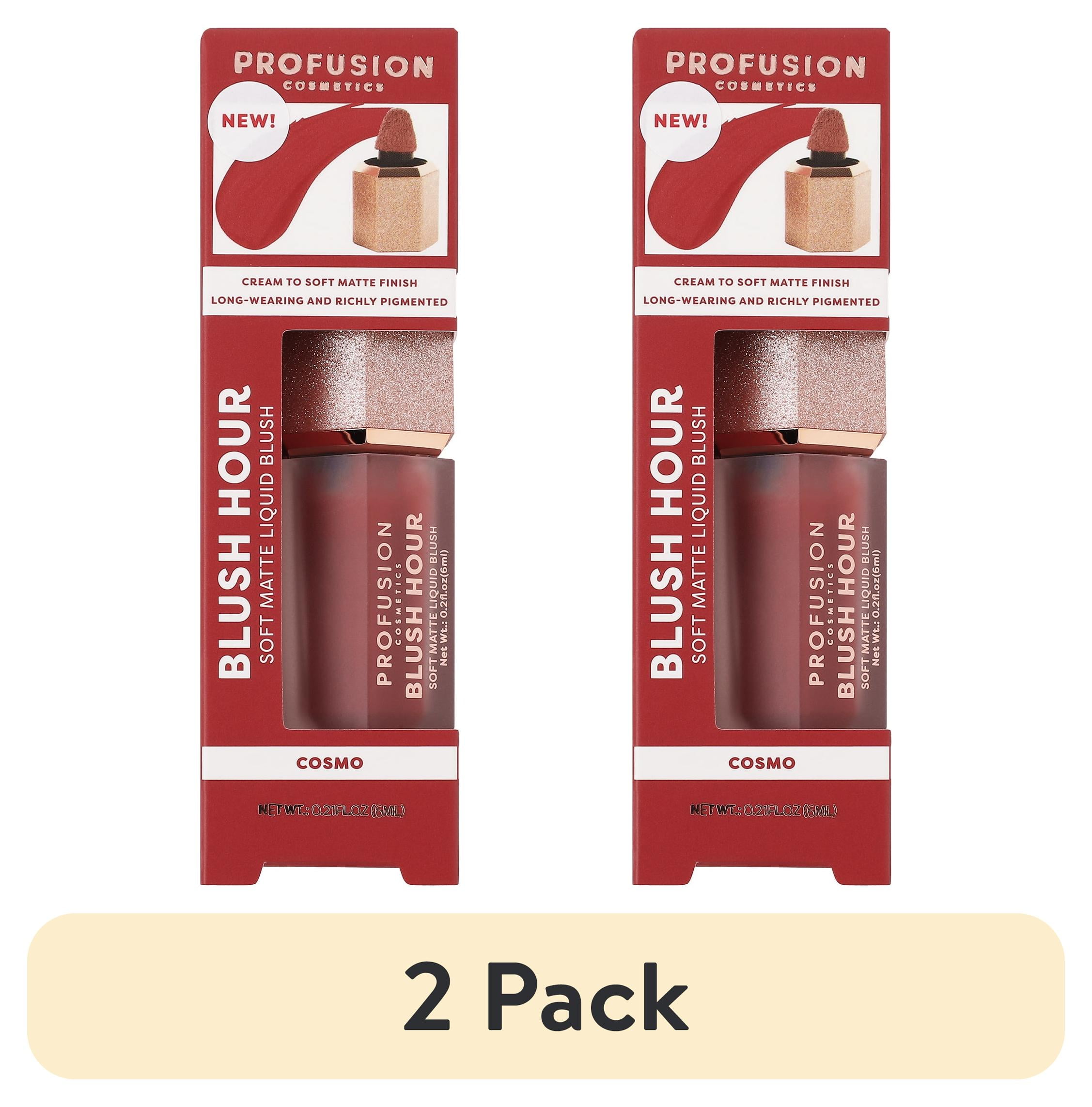 (2 pack) Profusion Cosmetics Blush Hour Liquid Blush Cosmo (Terracotta) - Walmart.com