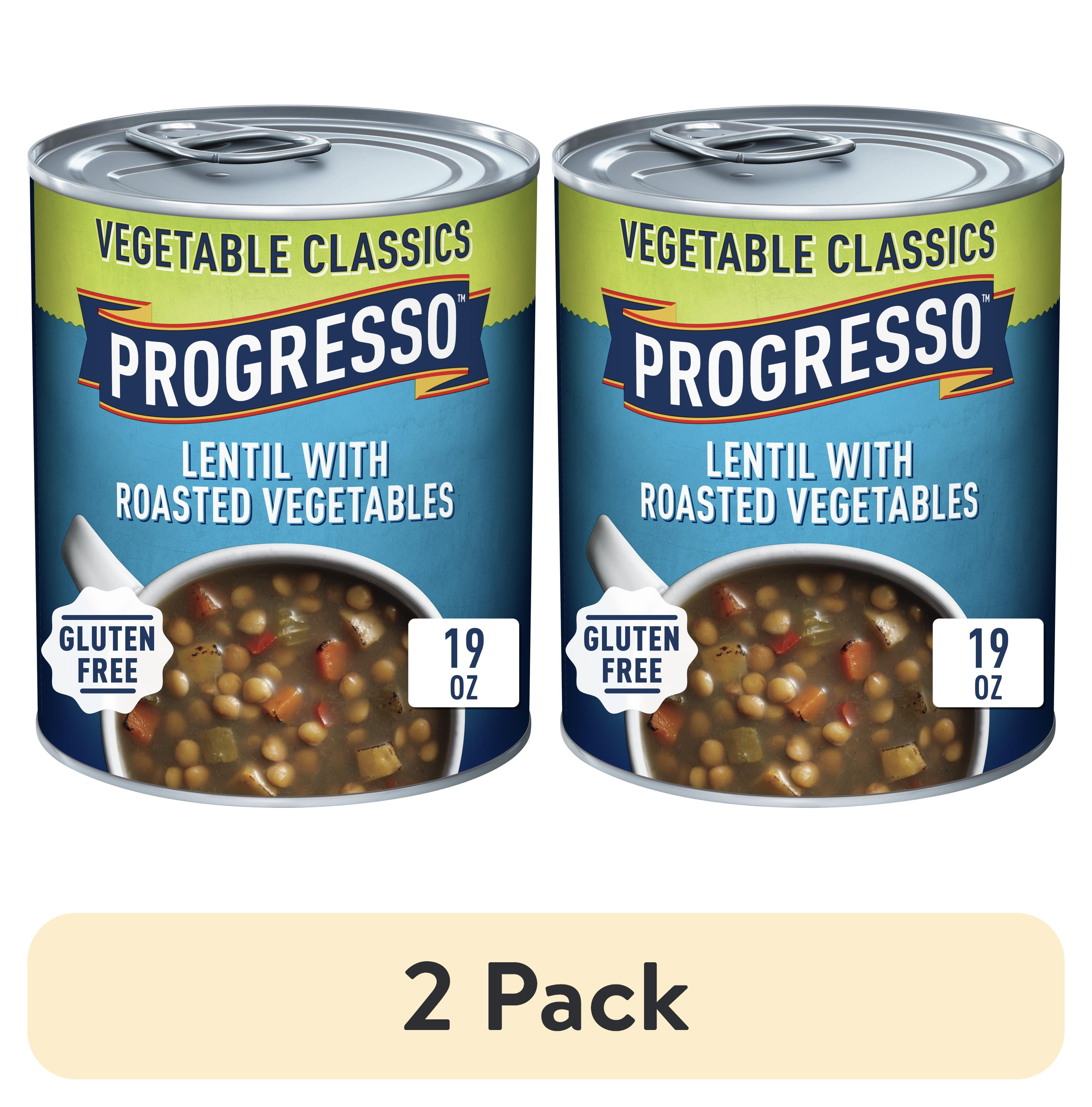 (2 pack) Progresso Vegetable Classics, Lentil With Roasted Vegetables ...