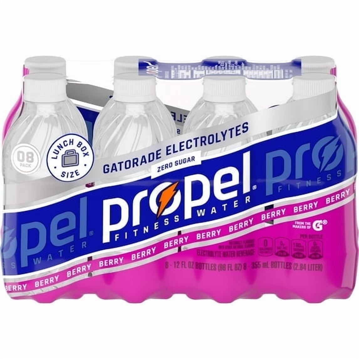 (2 pack) Propel Electrolyte Enhanced Water Sports Drink, Berry Flavored ...