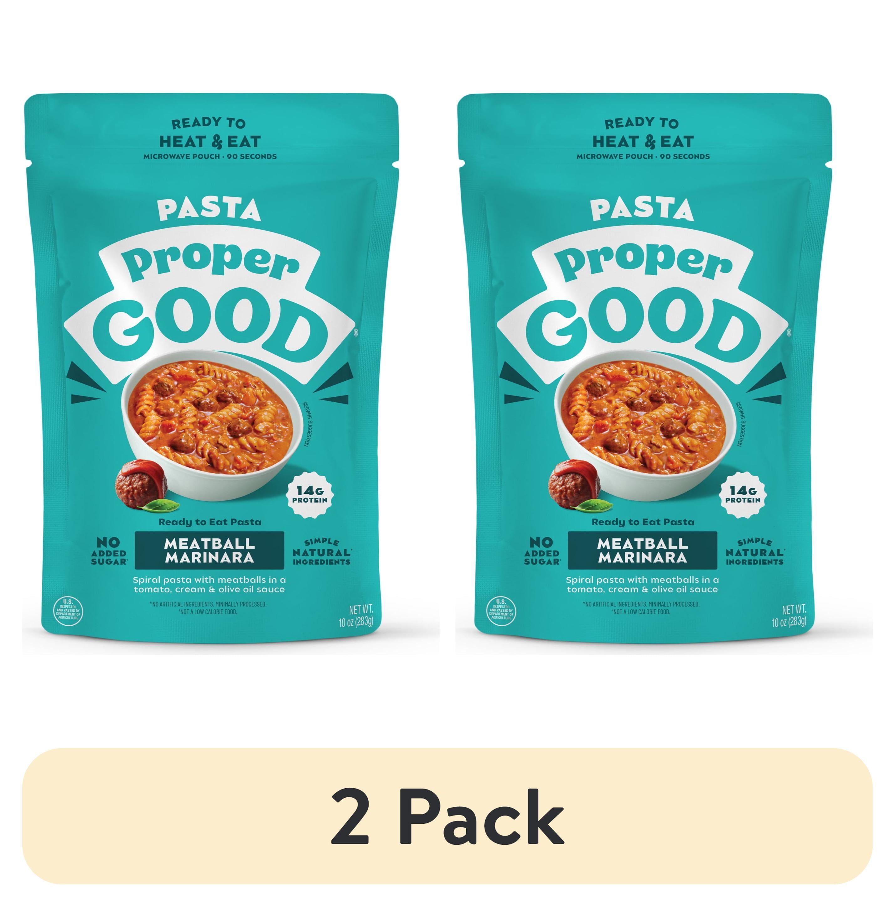 (2 pack) Proper Good Meatball Marinara Ready to Serve Meal, 10 oz ...