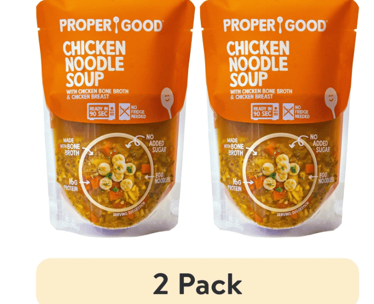 (2 pack) Proper Good Ready to Serve Chicken Noodle Soup, 12 oz, Shelf ...