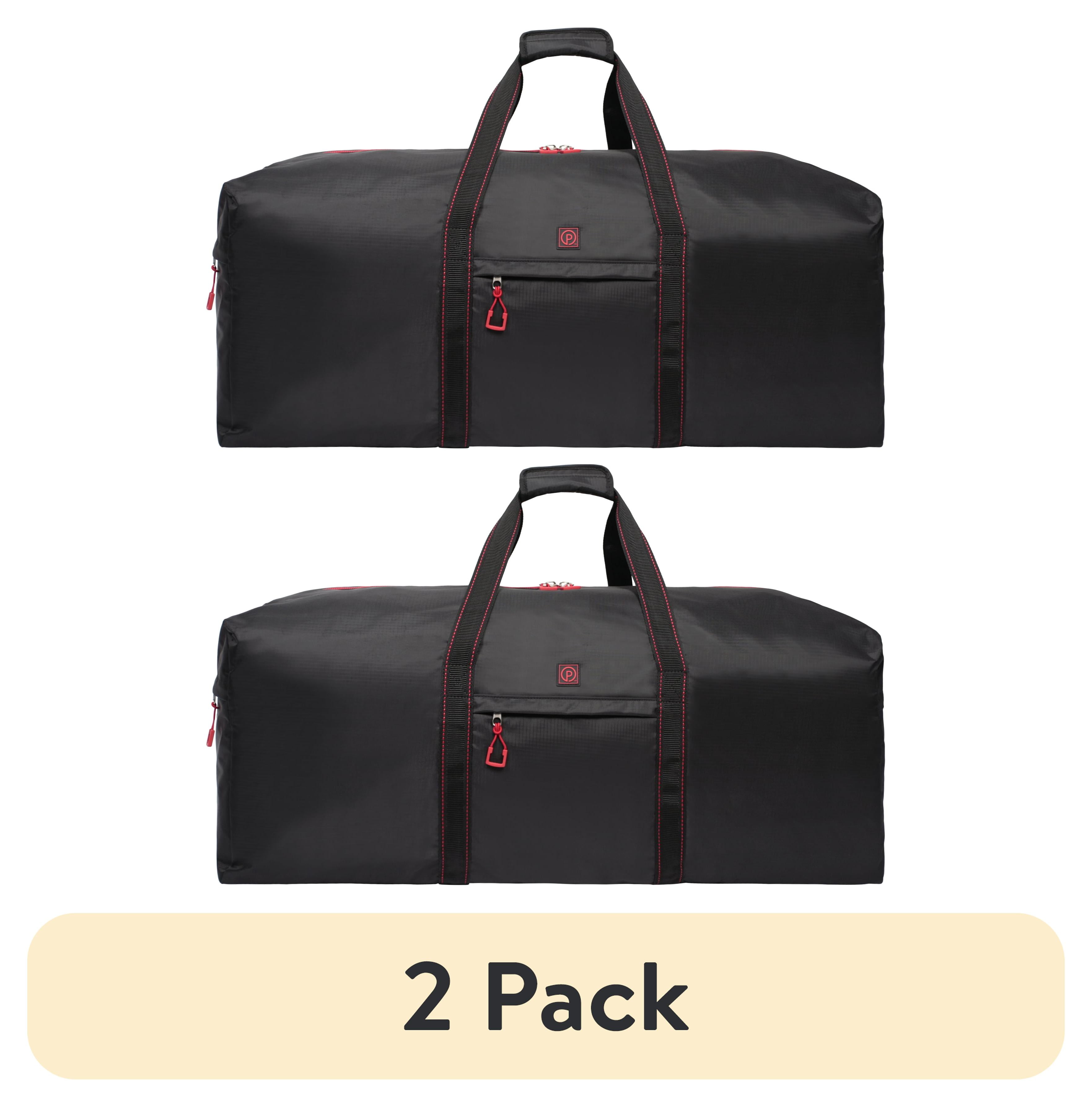 (2 pack) Protege 32 in Flex Backpack Duffel Bag for Travel, Black ...