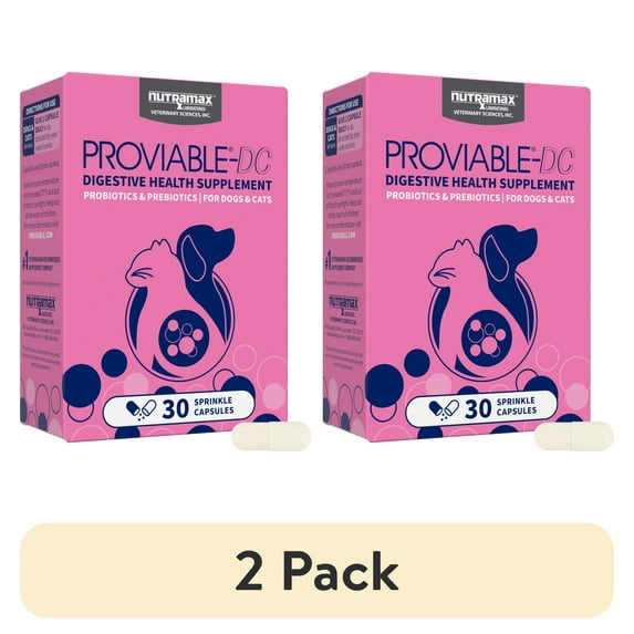 (2 pack) Nutramax Proviable Digestive Health Supplement DC Capsules for ...