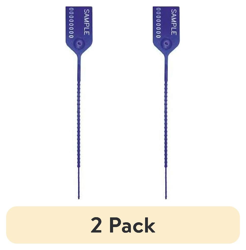 (2 pack) Pull-Tight Security Seals, 6" Numbered Blue - Walmart.com