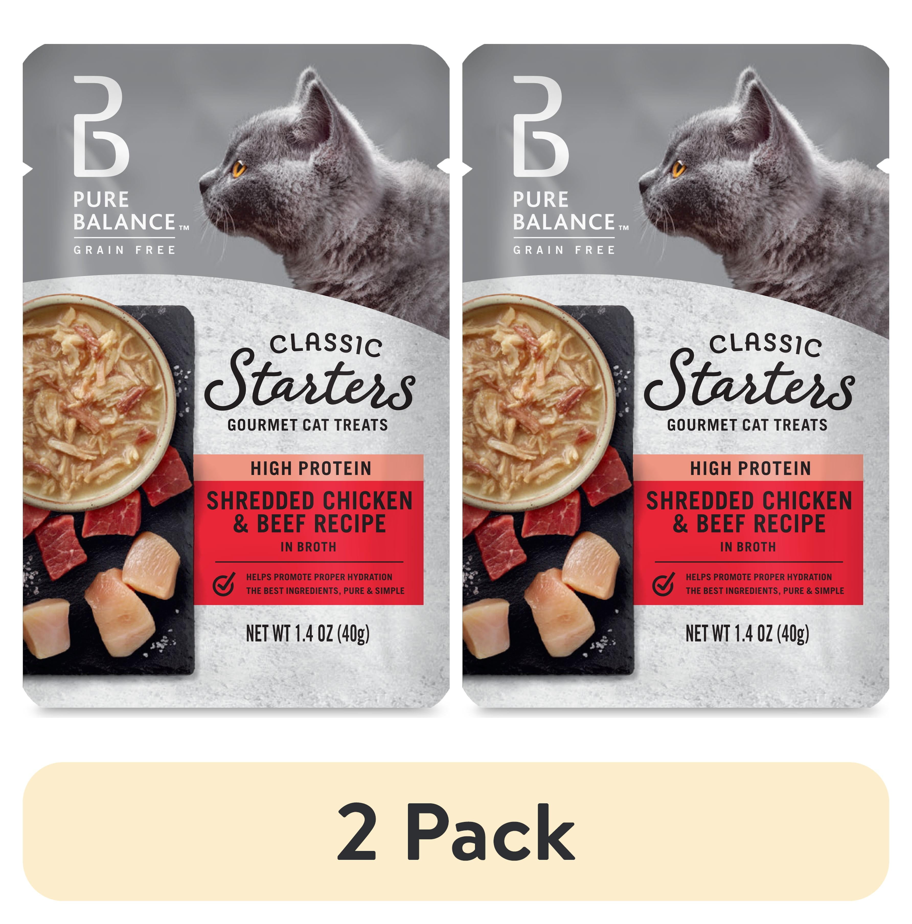 (2 pack) Pure Balance Classic Starters Shredded Chicken and Beef Recipe ...