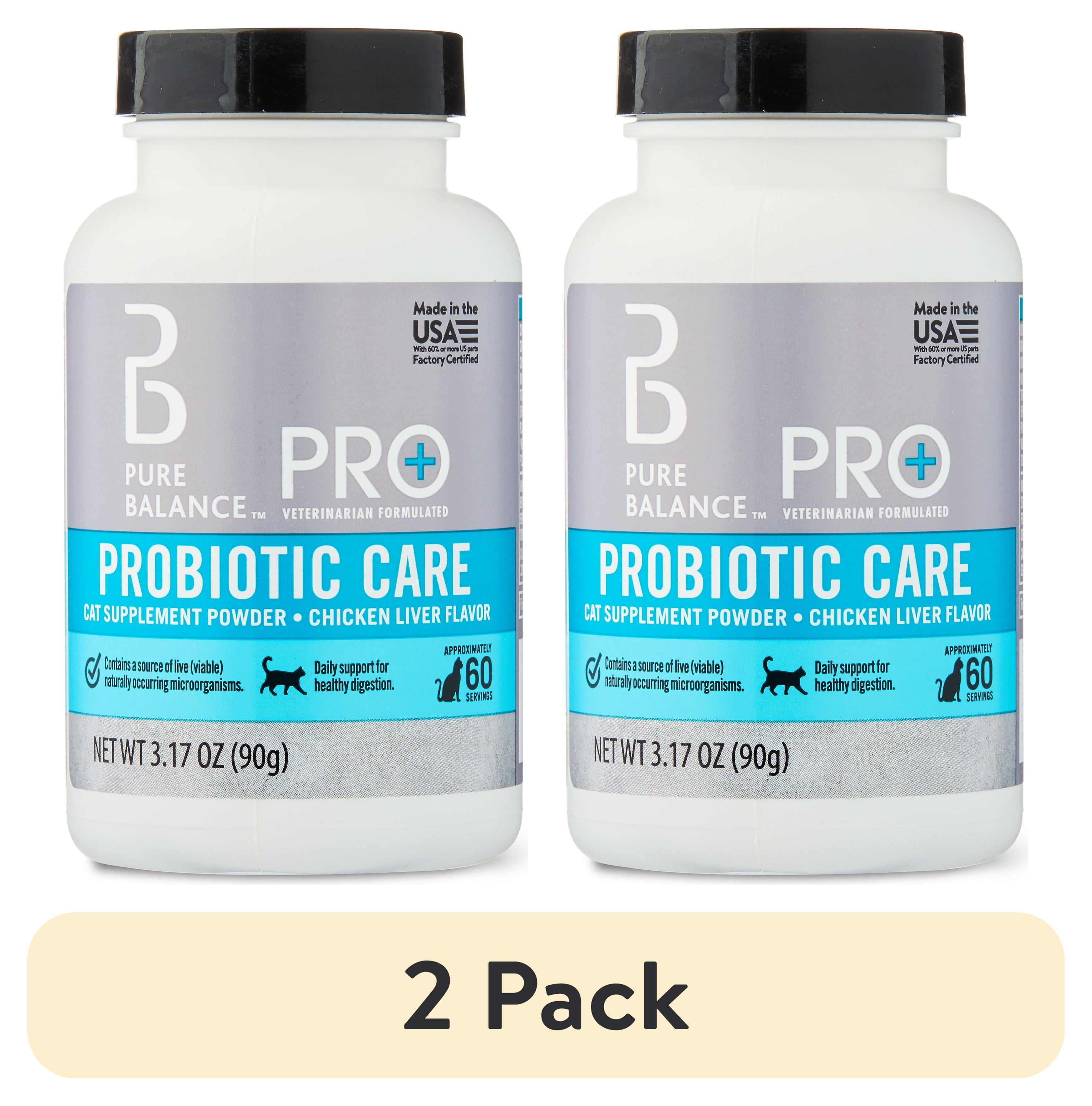 (2 pack) Pure Balance Pro+ Probiotic Care for Cats, Digestion ...