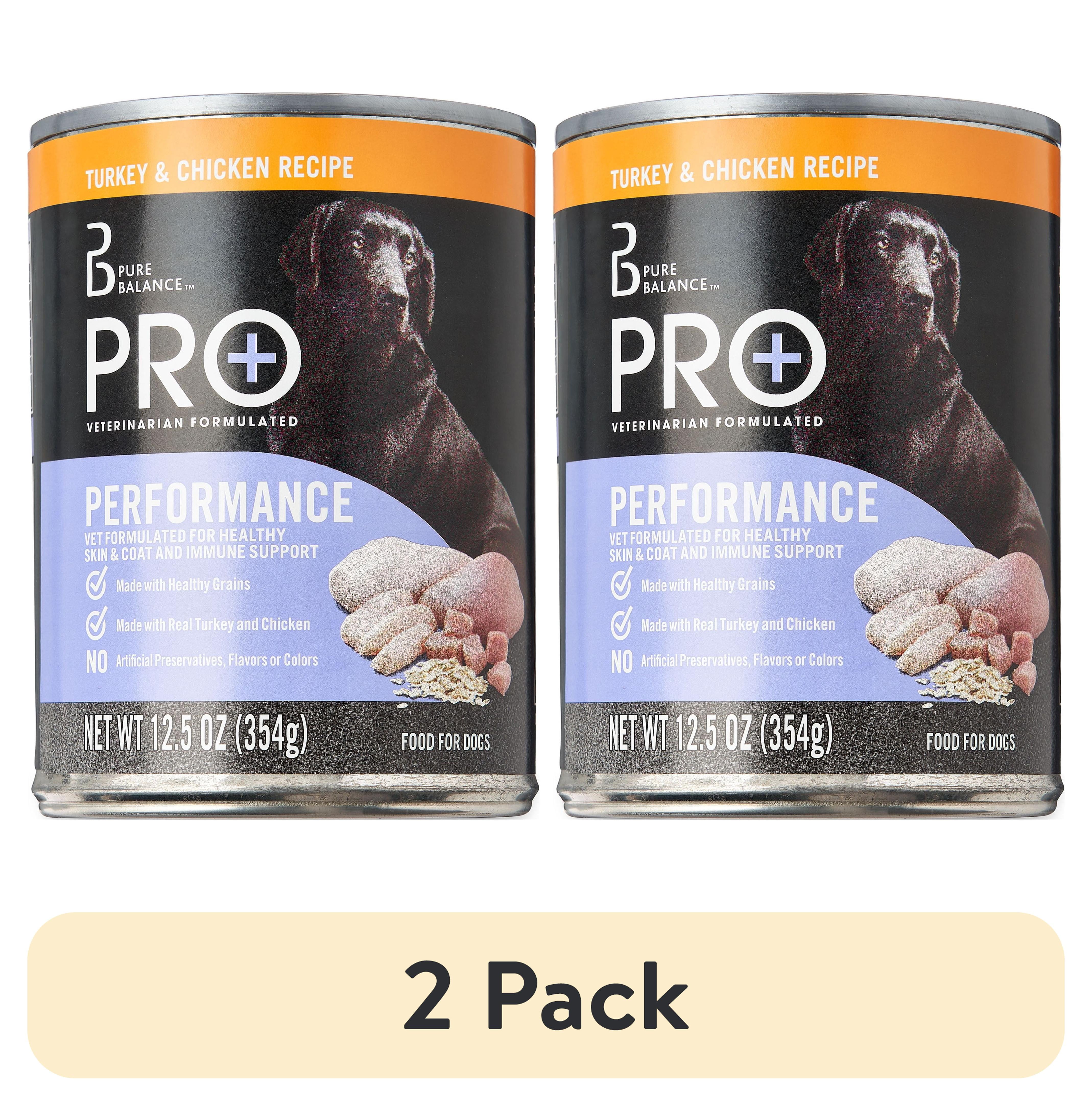 (2 pack) Pure Balance Pro+ Turkey & Chicken Recipe Wet Dog Food for ...