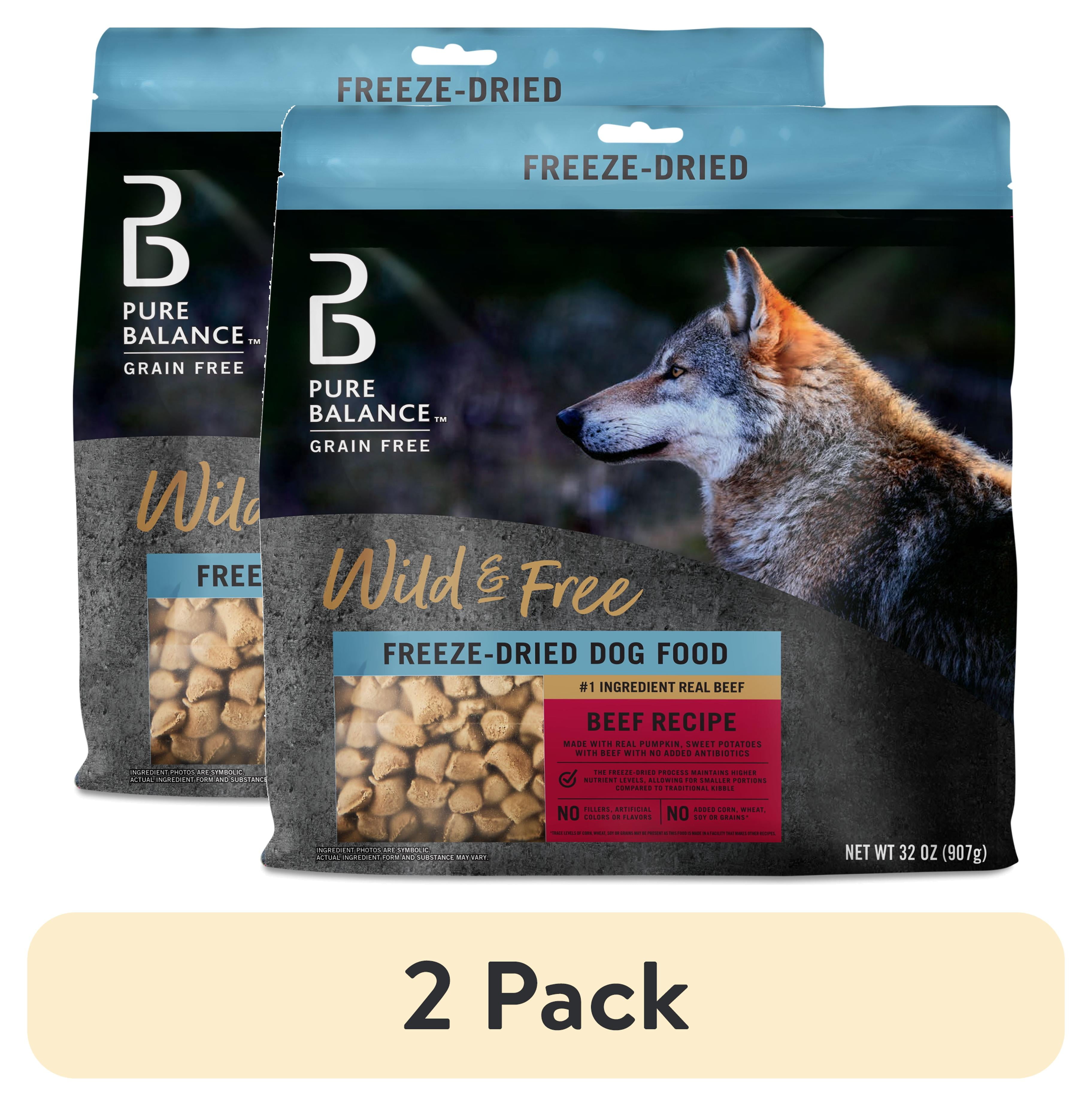 (2 pack) Pure Balance Beef - Freeze Dried - 2lb - Walmart.com