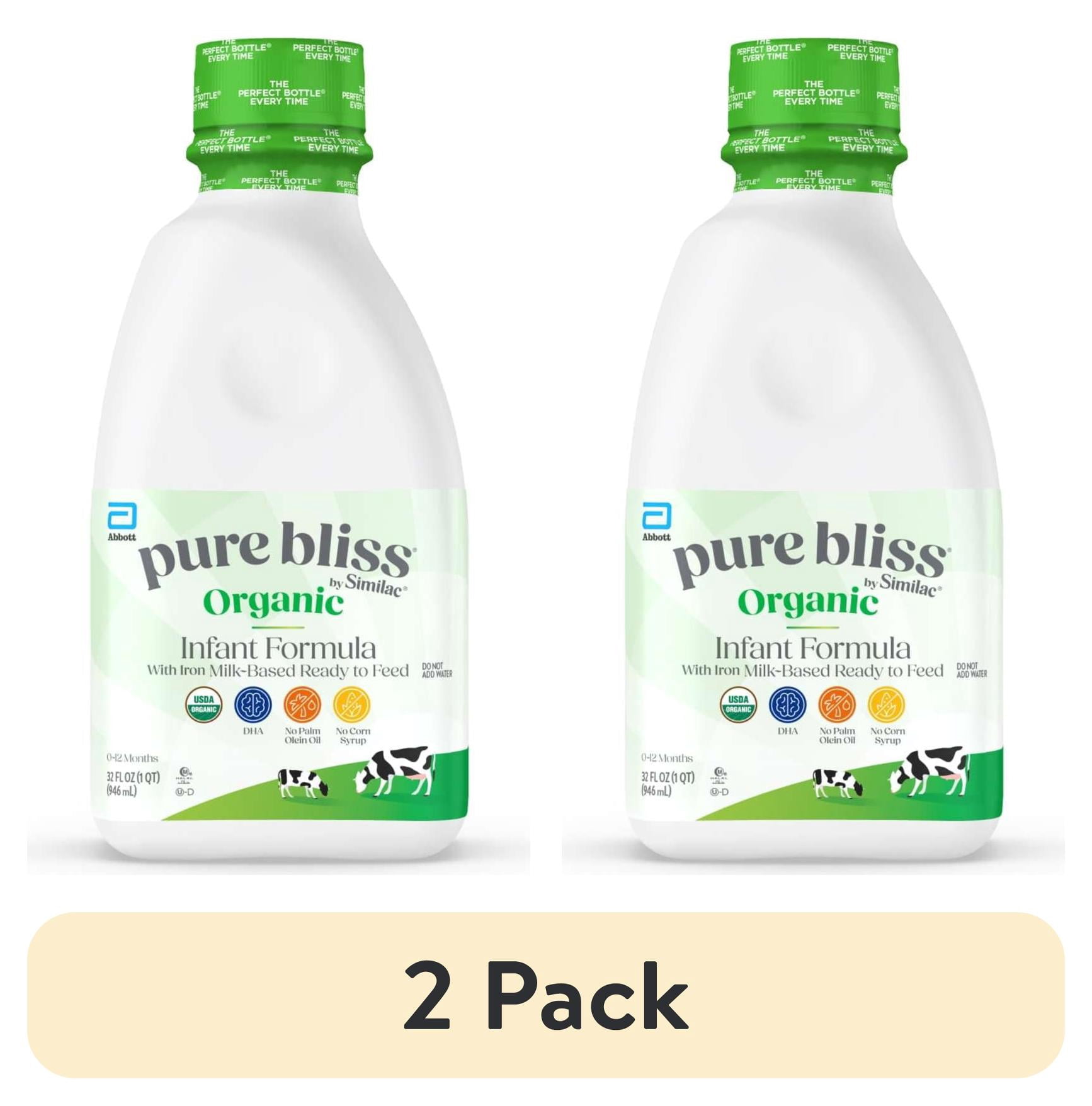 (2 pack) Pure Bliss by Similac Organic Infant Formula Ready to Feed, 32 ...