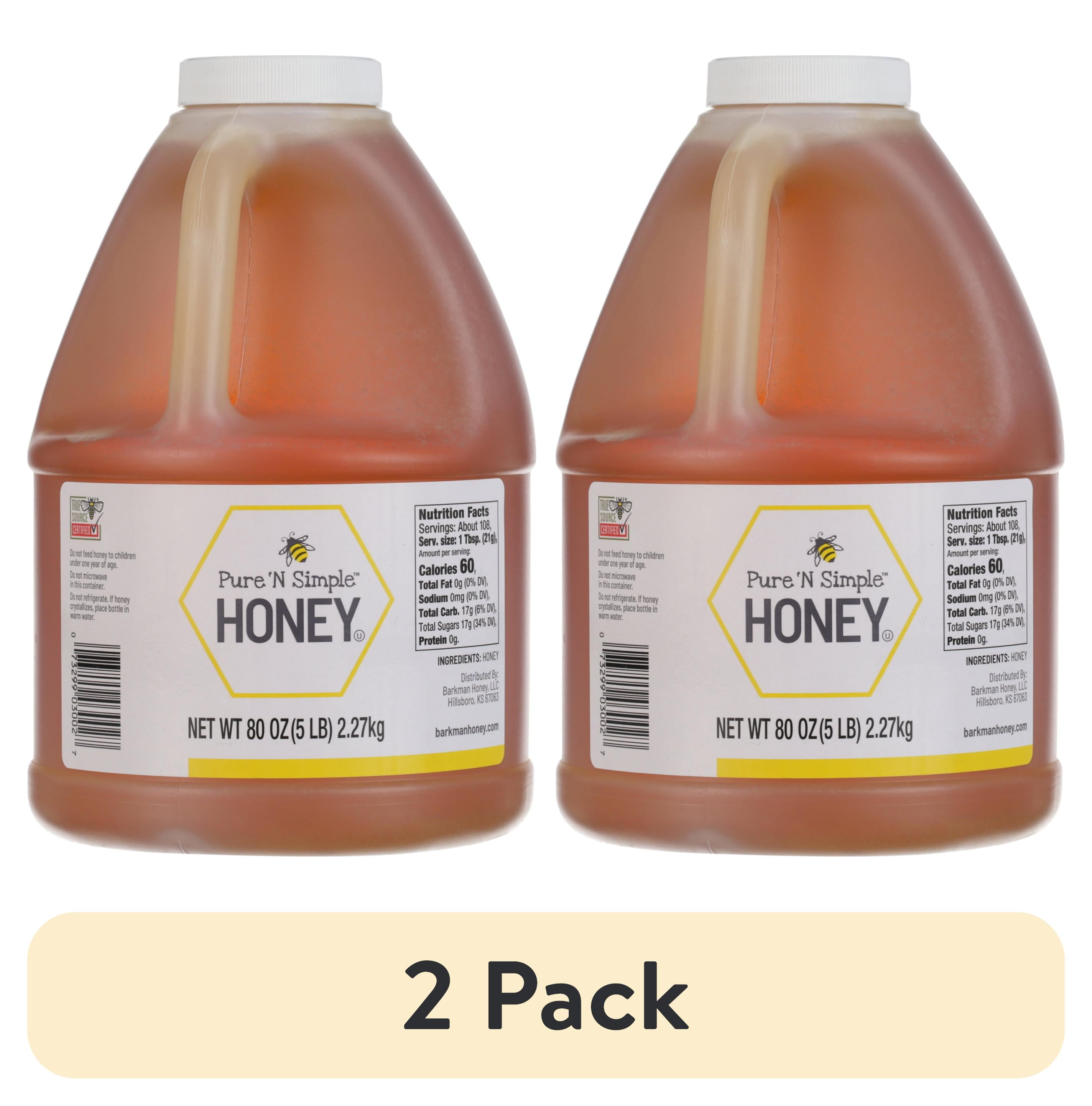 (2 pack) Pure 'N Simple Honey, 80 oz - Walmart.com
