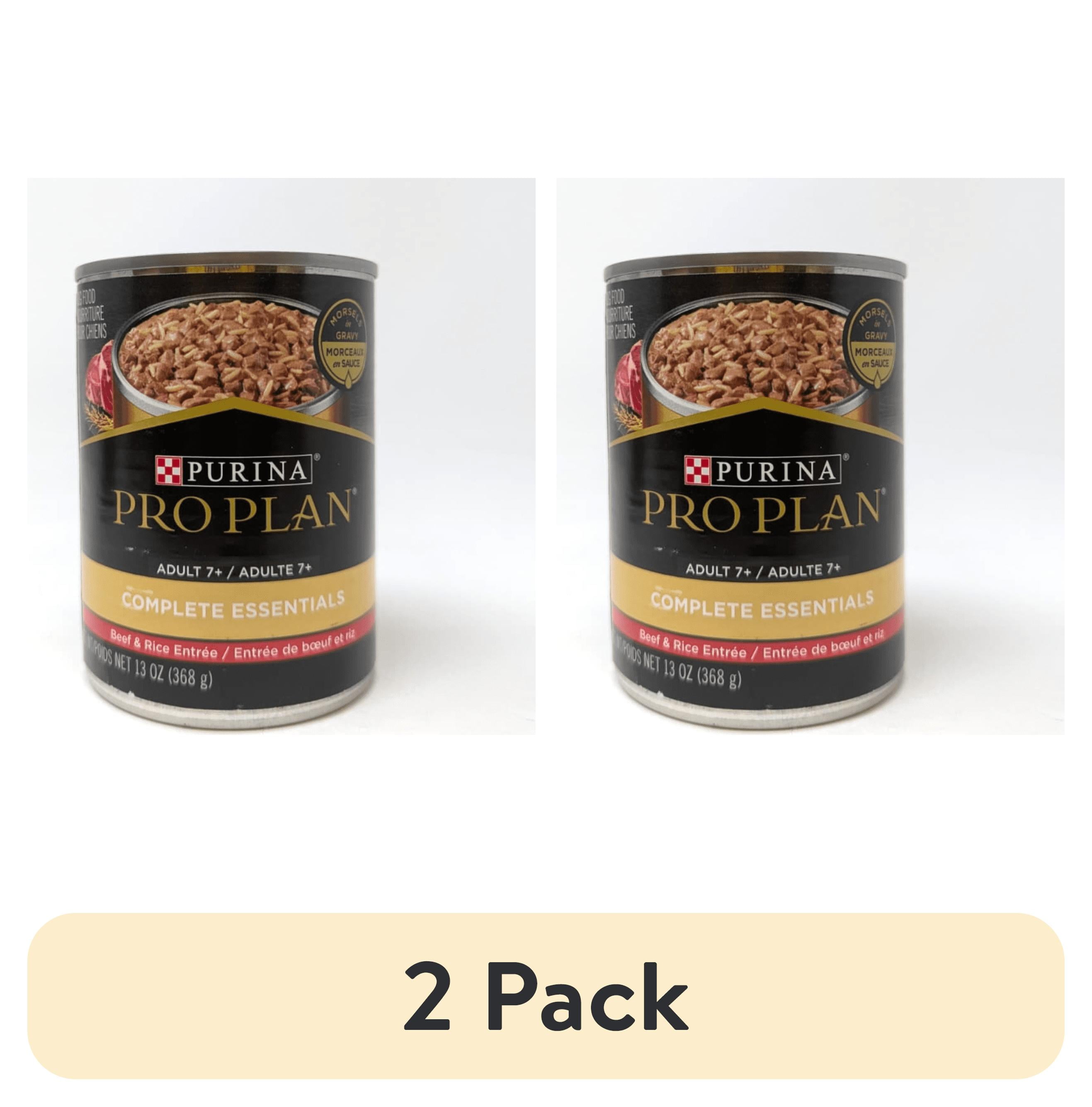 (2 pack) Puriina Pro Plan Complete Essentials Wet Dog Food, Beef and ...
