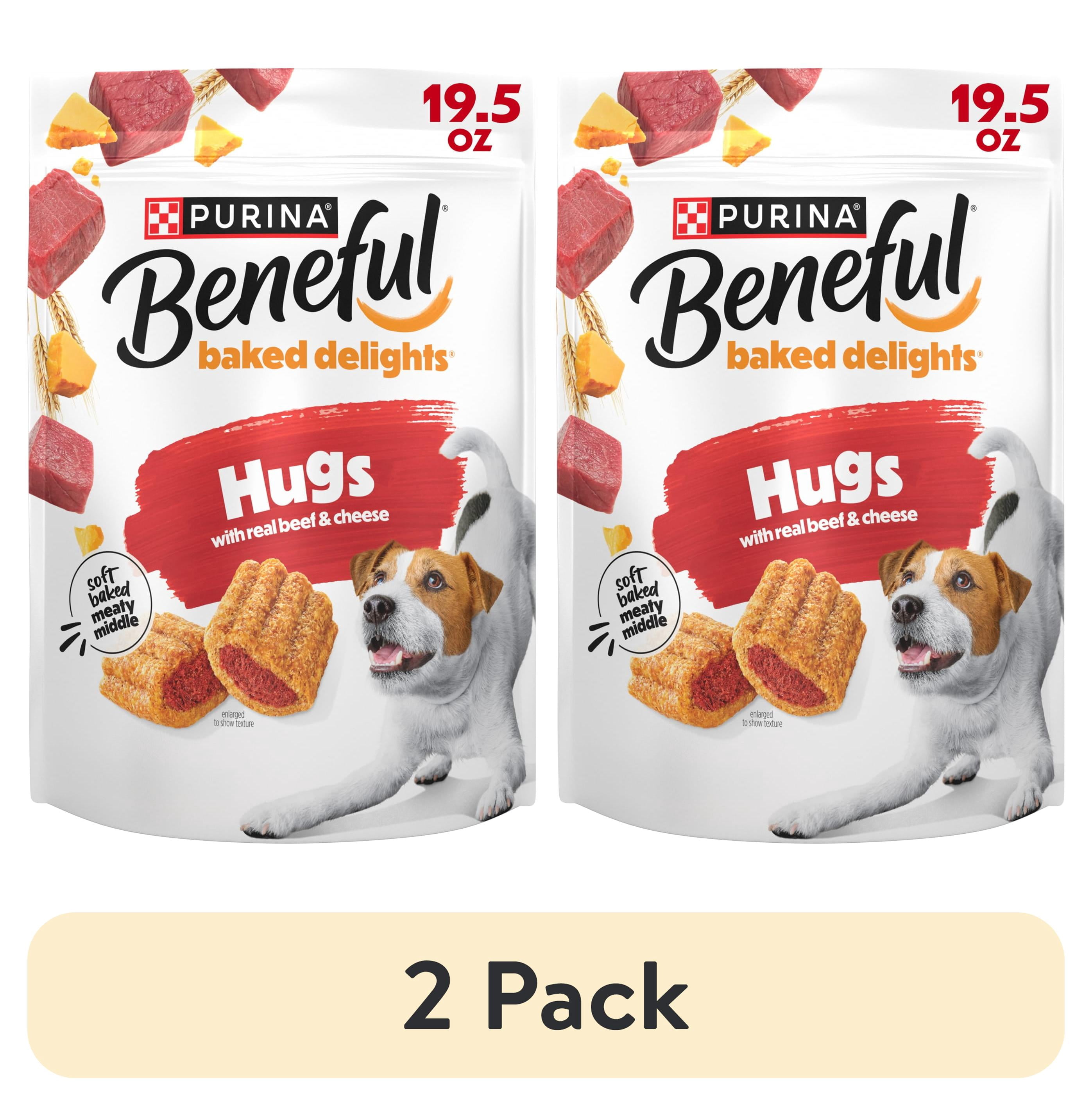 (2 pack) Purina Beneful Baked Delights Hugs with Real Beef and Cheese ...