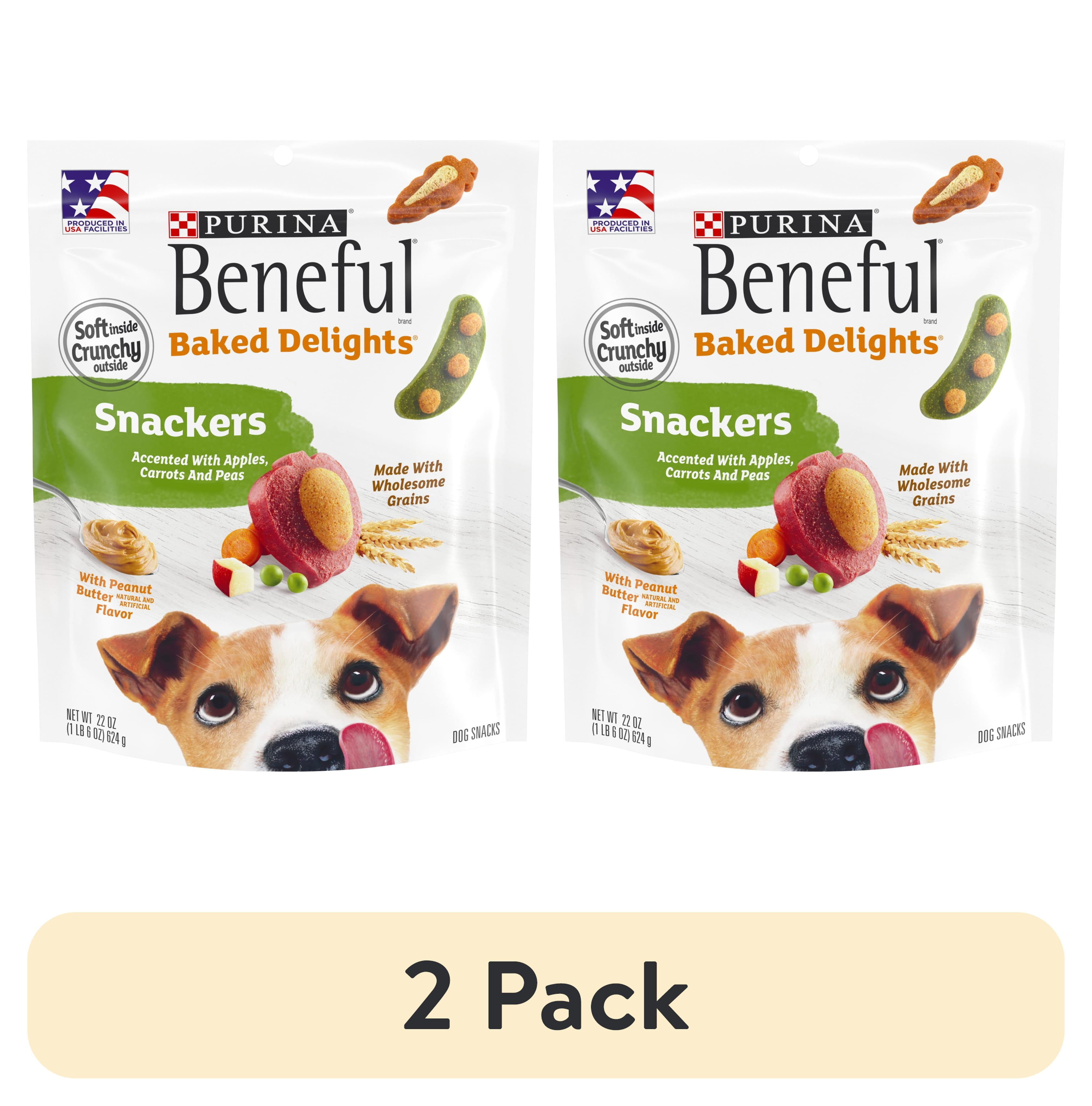 (2 pack) Purina Beneful Dog Training Treats For Dogs, Baked Delights ...