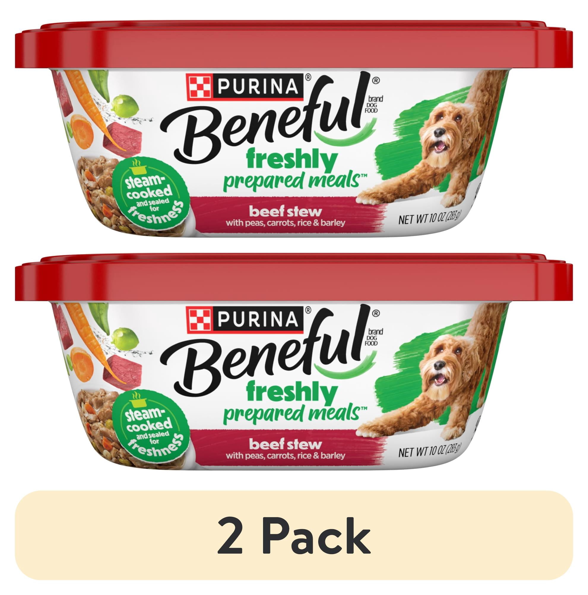 (2 pack) Purina Beneful Dog Food Freshly Prepared Meals, Dog Food Fresh ...
