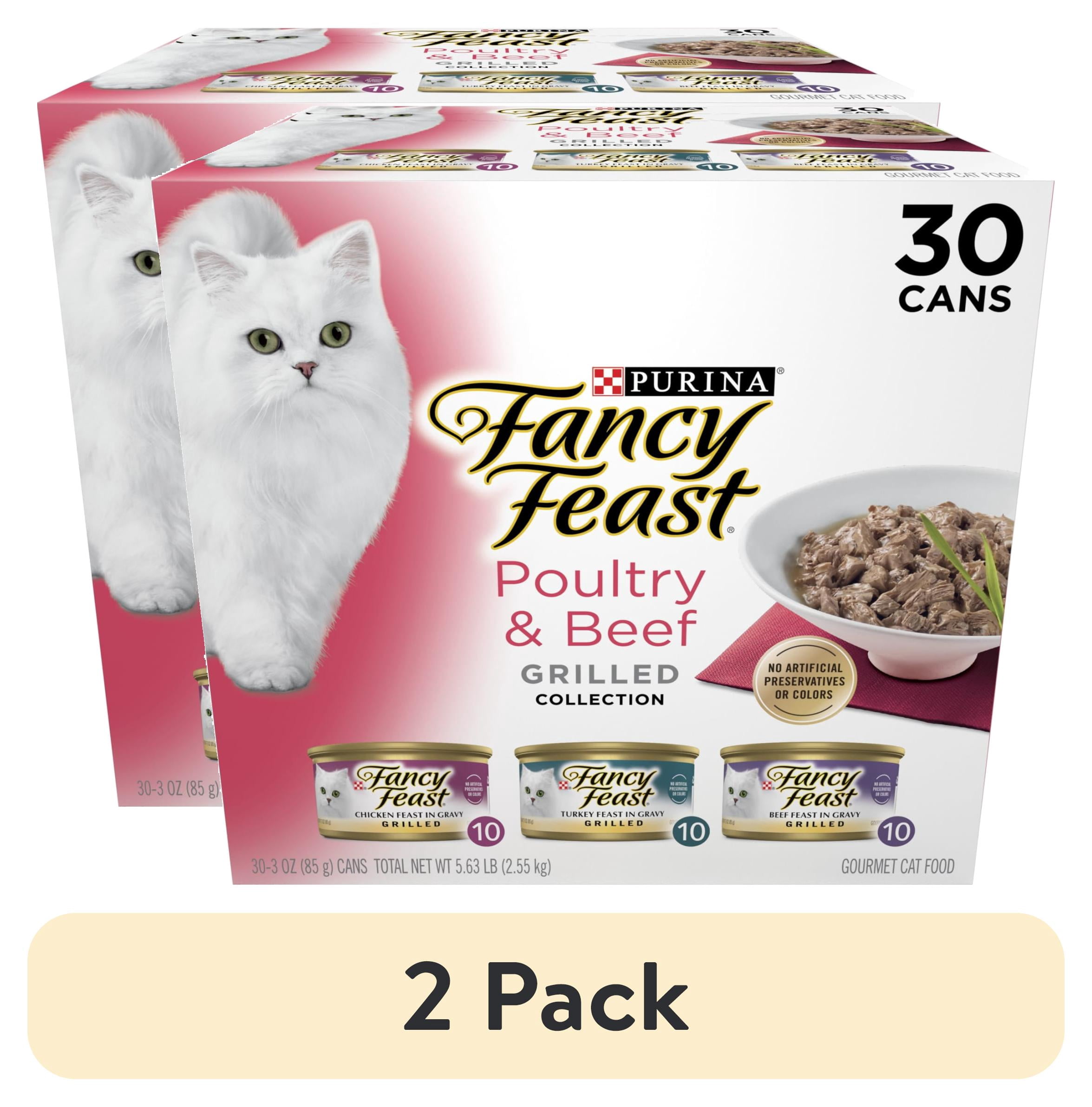 (2 pack) Purina Fancy Feast Grilled Kitten Food, Wet Cat Food, Poultry ...