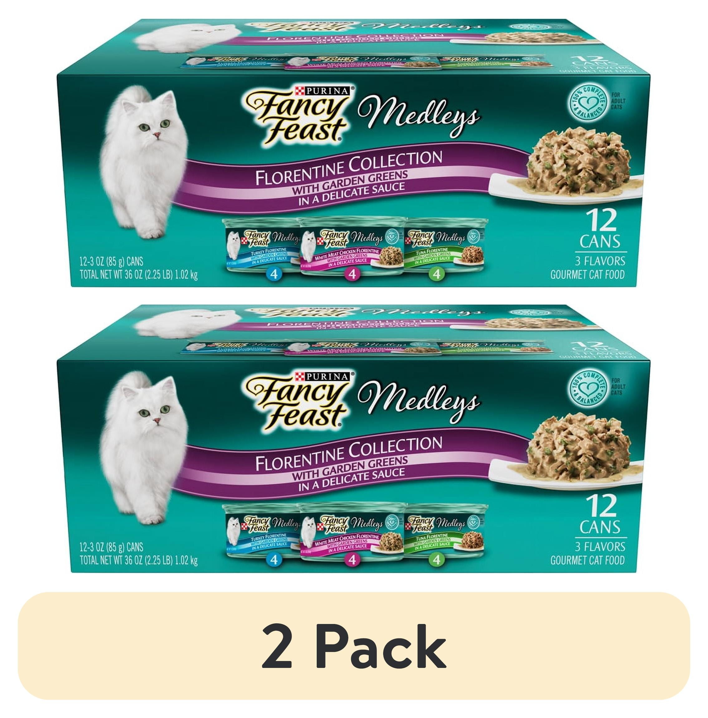 (2 pack) Purina Fancy Feast Medleys Food, Wet Cat Food, Florentine ...
