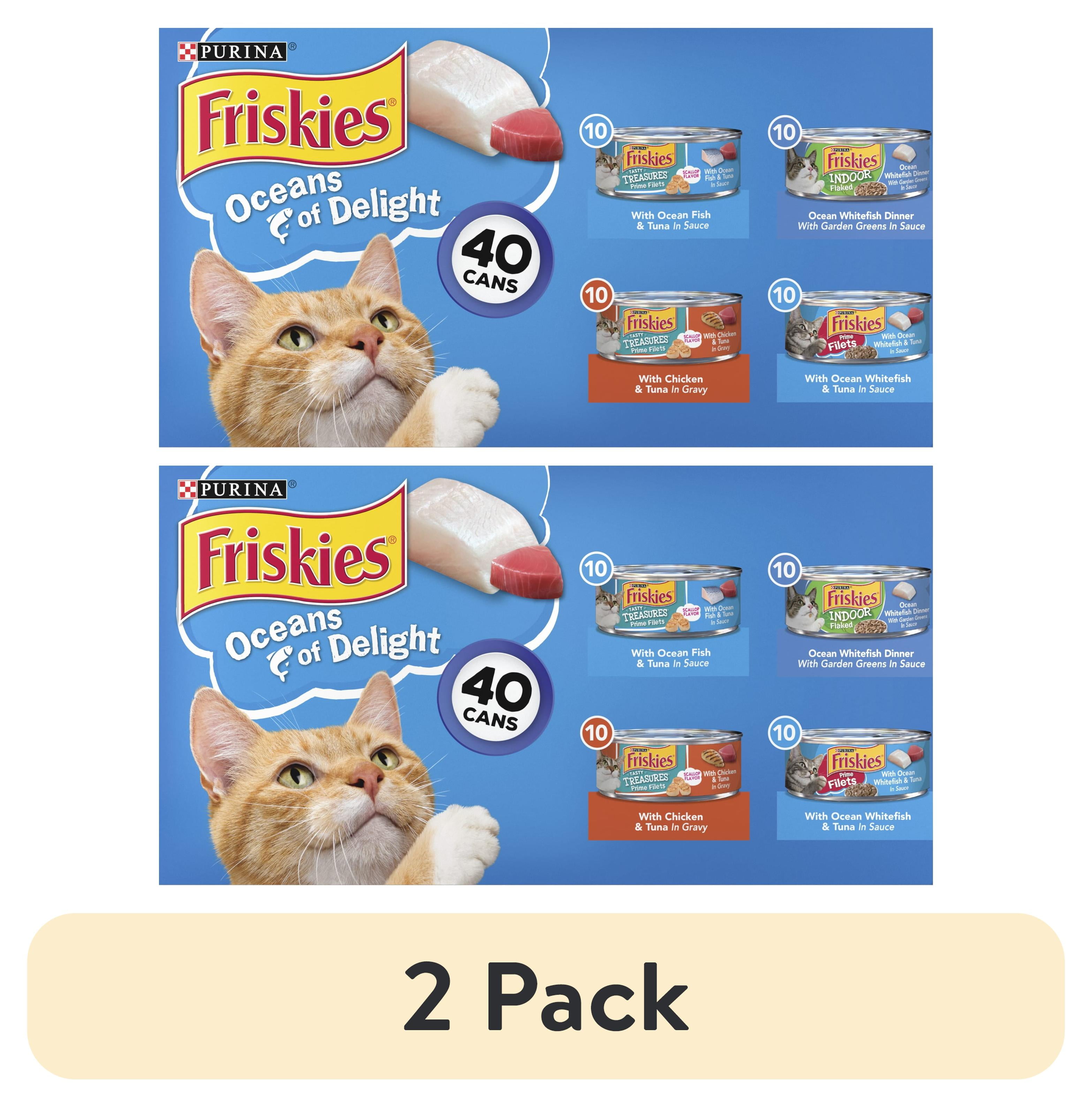 (2 pack) Purina Friskies Ocean Of Delight Gravy Variety Pack, Wet Cat ...