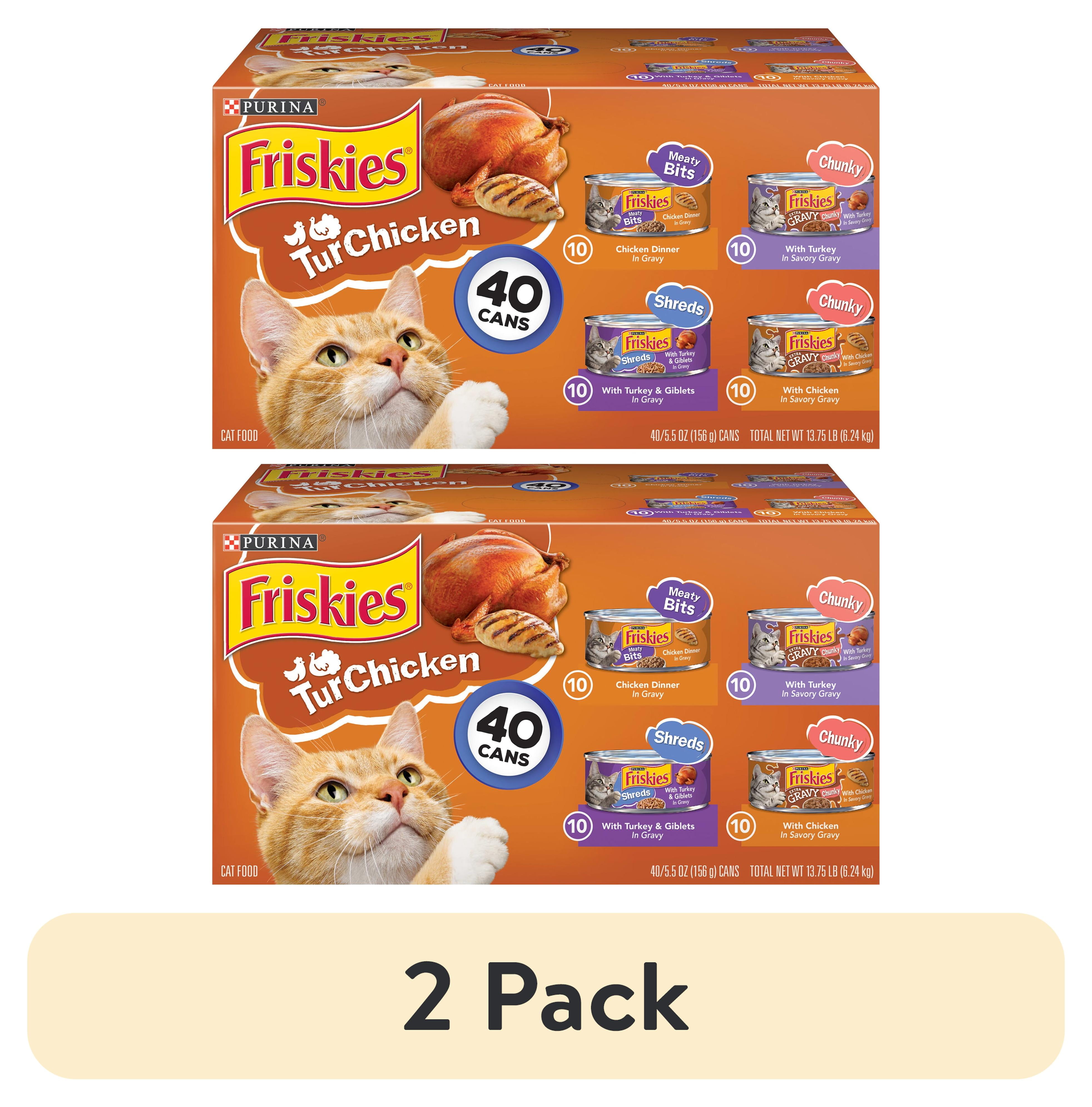(2 pack) Purina Friskies Turchicken Gravy, Soft Variety Pack, Wet Cat ...