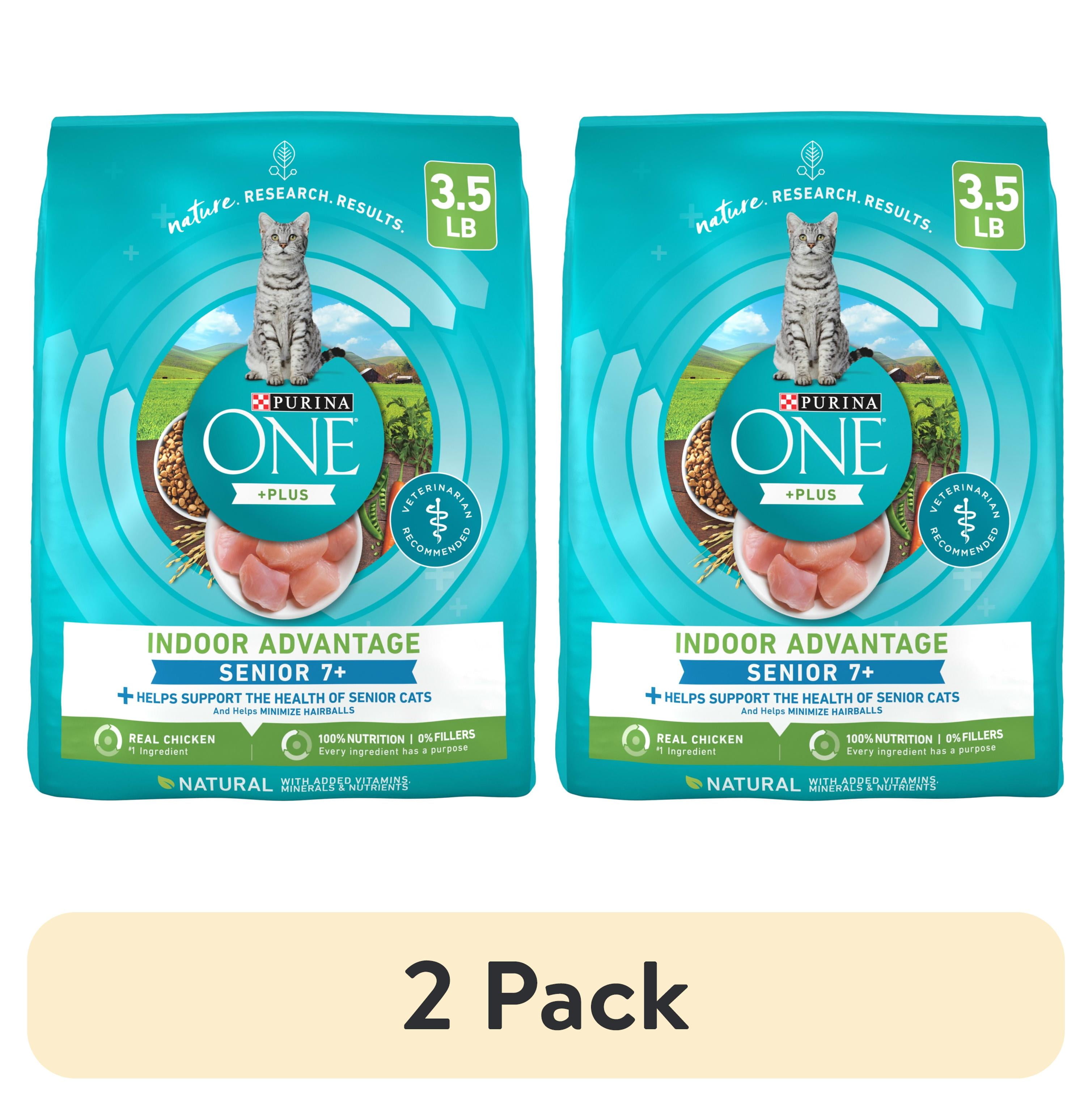 (2 pack) Purina ONE High Protein, Natural Dry Cat Food, Indoor ...