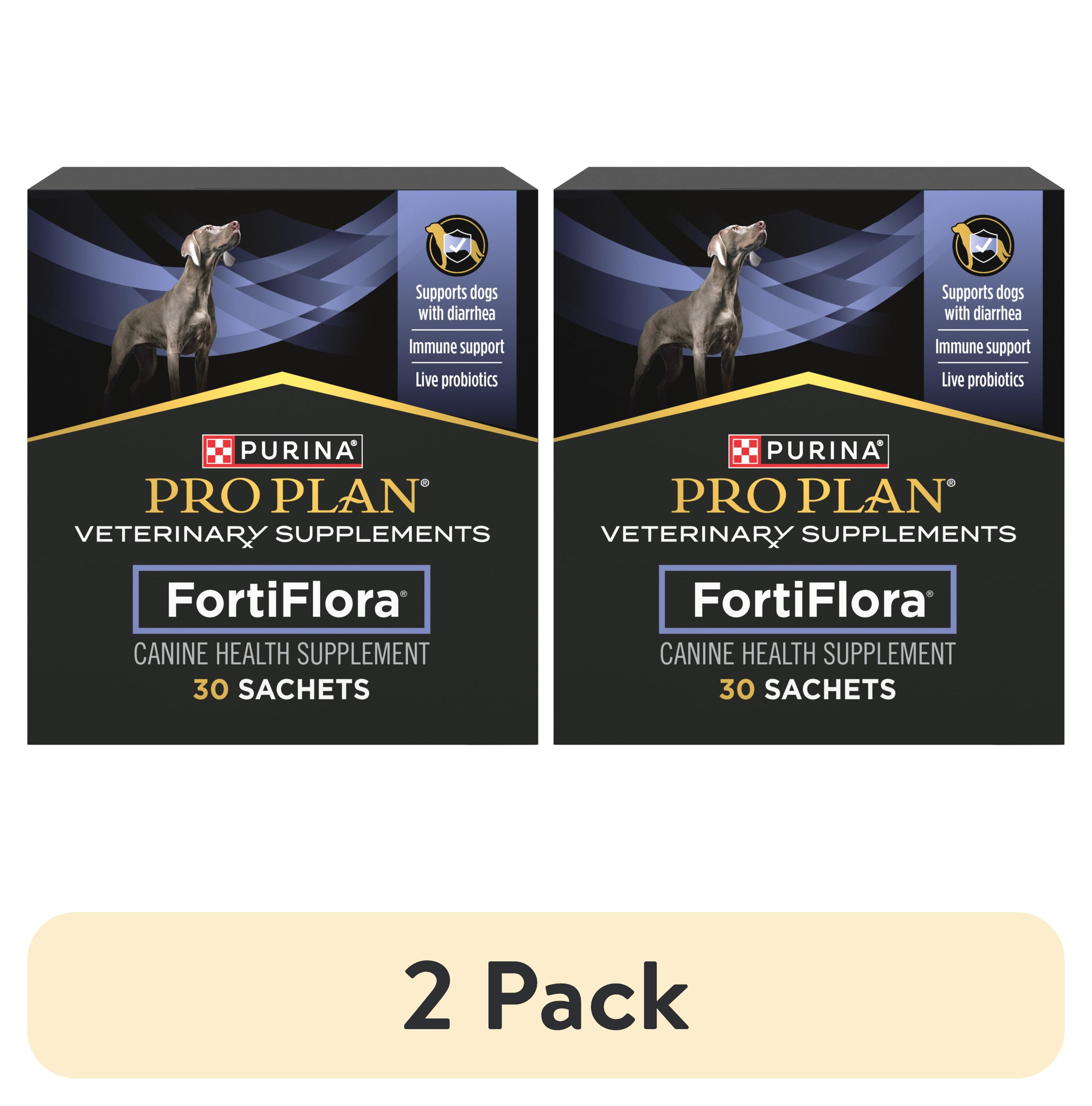 (2 pack) Purina Pro Plan Veterinary Supplements FortiFlora Dog ...