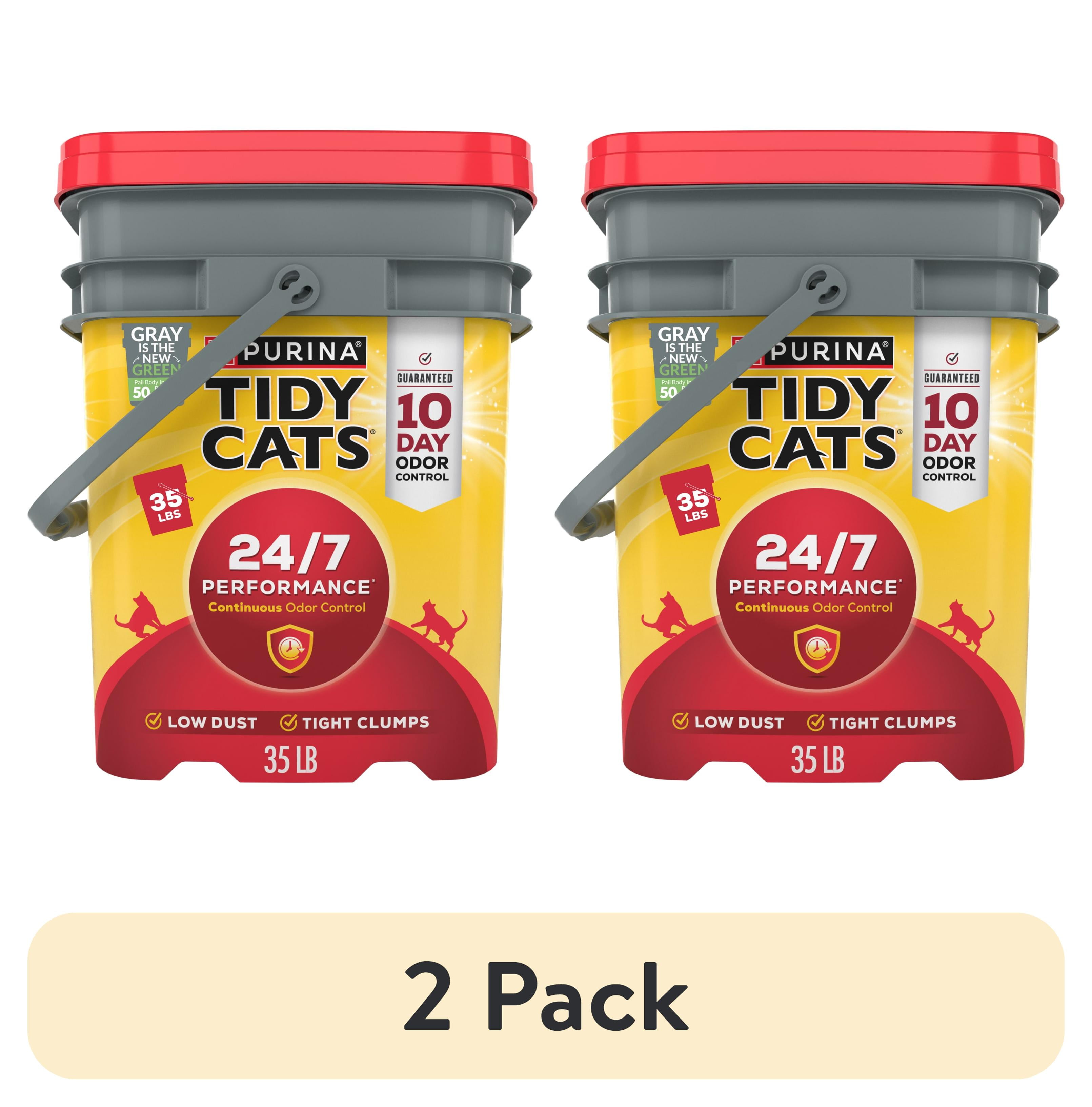 (2 pack) Purina Tidy Cats 24/7 Clumping Cat Litter, Low Dust ...