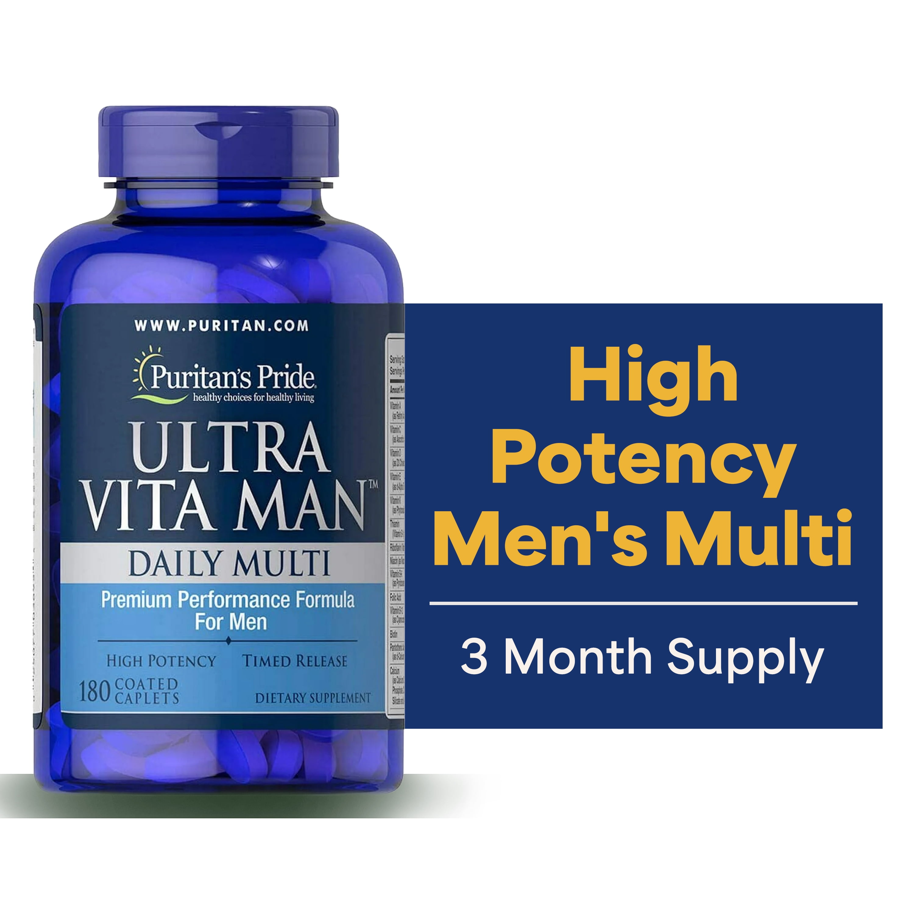 (2 pack) Puritans Pride Ultra Vita Man Time Release - Walmart.com