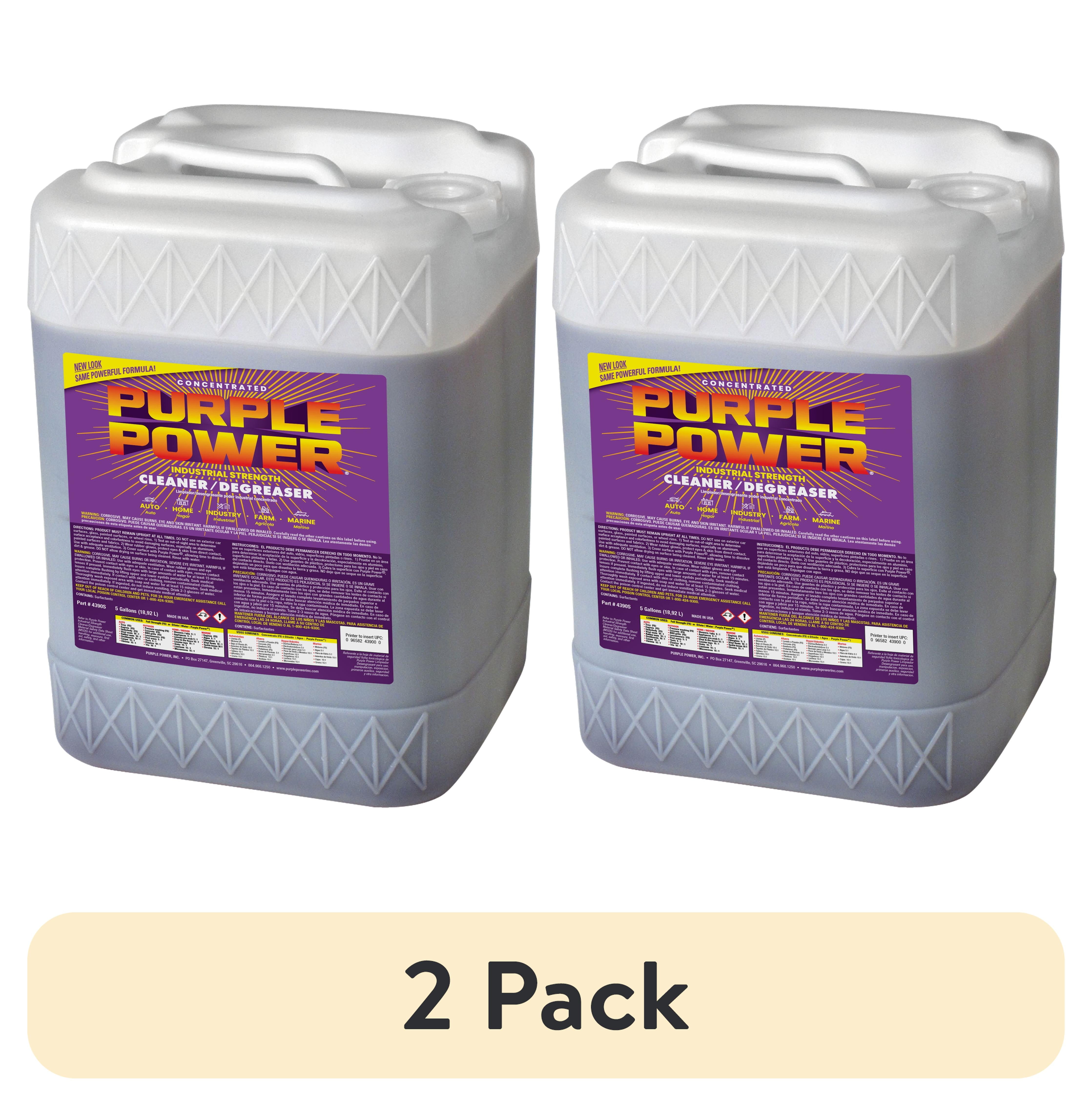 (2 pack) Purple Power Industrial Strength Cleaner and Degreaser, 5 ...