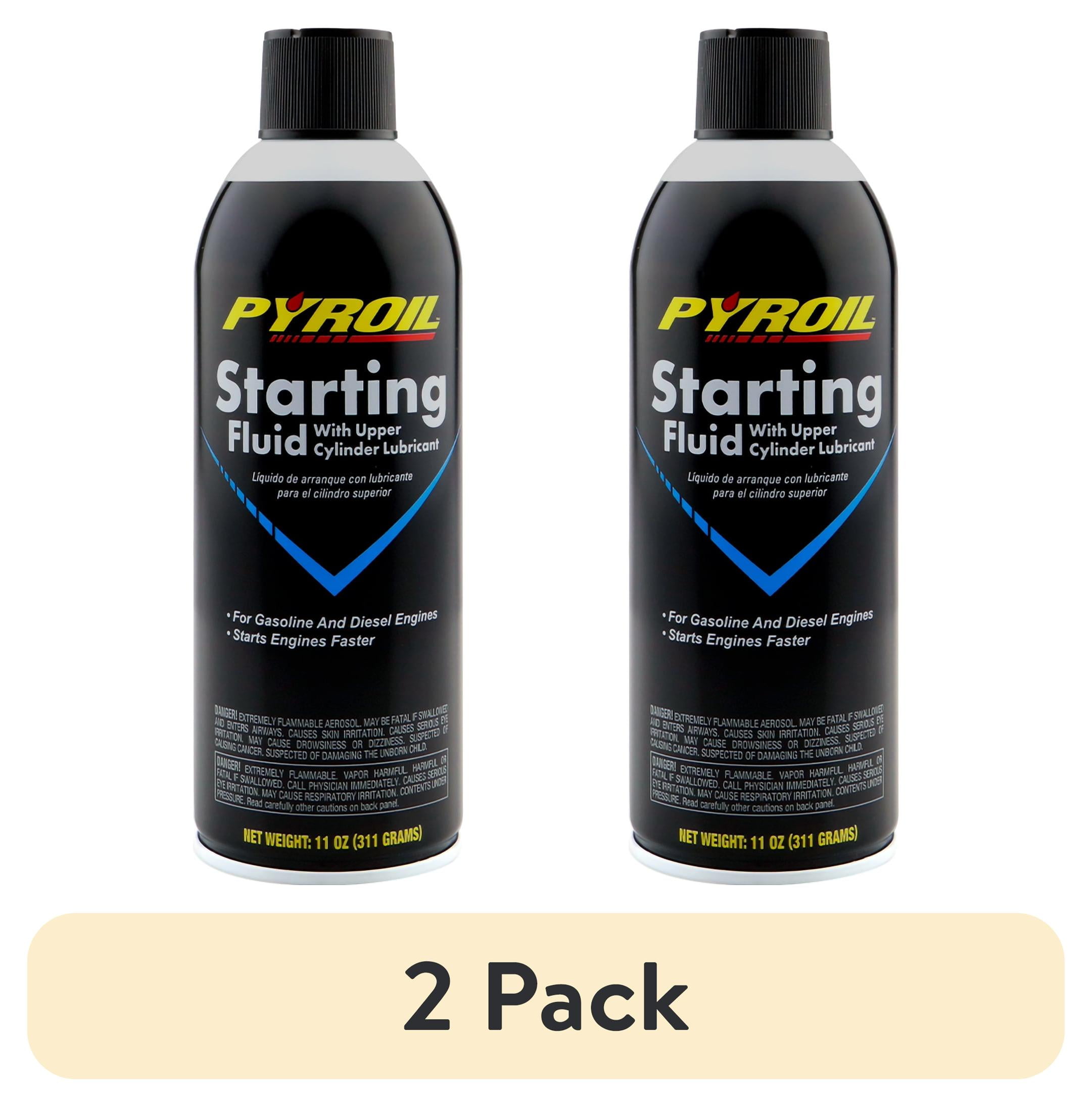 Pyroil Starting Fluid - 11oz Can - Cold Weather Ignition - Walmart.com