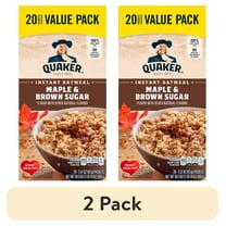 Better Oats Maple and Brown Sugar Steel Cut Oatmeal Packets with Flax ...